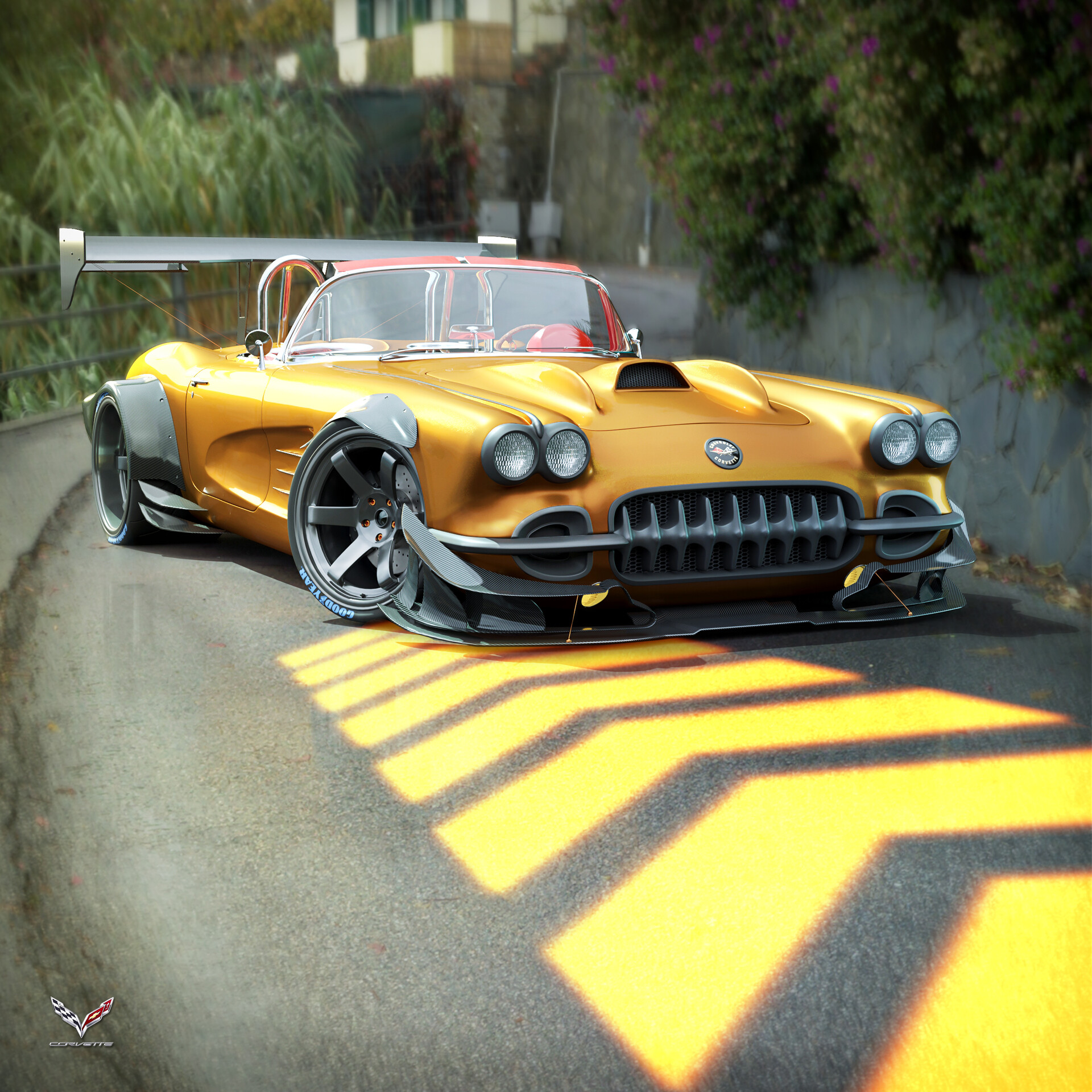 ArtStation - Chevrolet Corvette C1 (1953-1962)