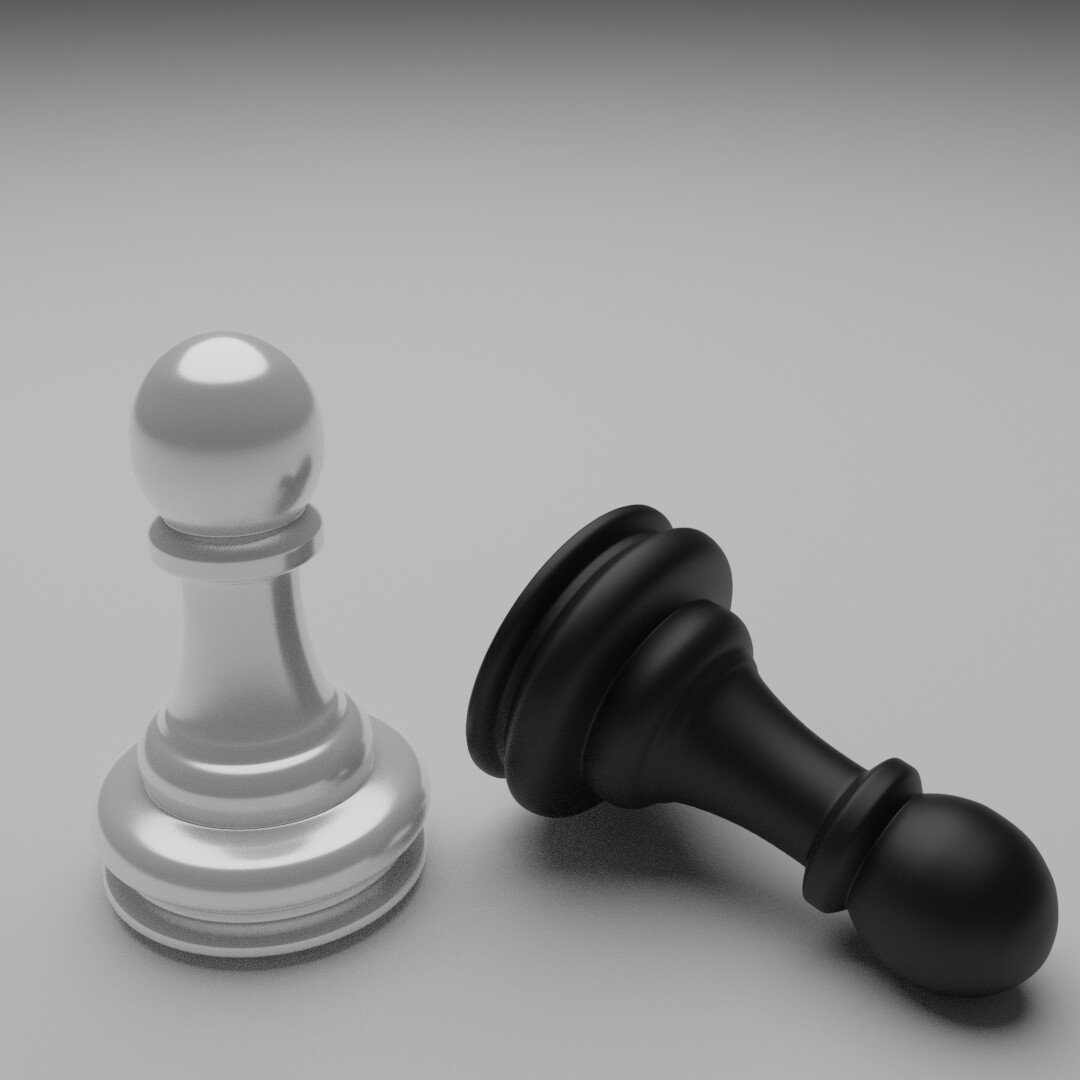 ArtStation - Pawn for chess 3d