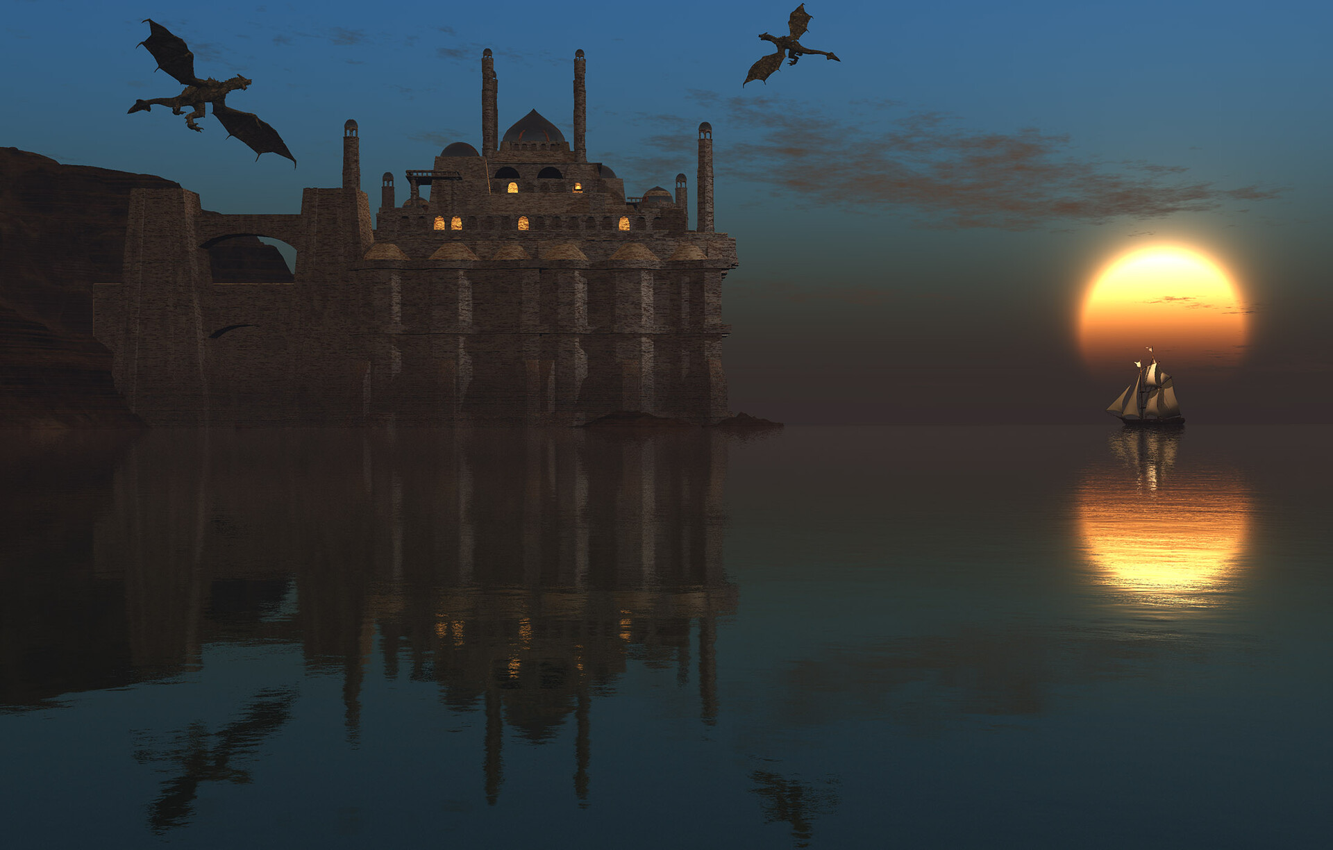 ArtStation - Dragon Coast.