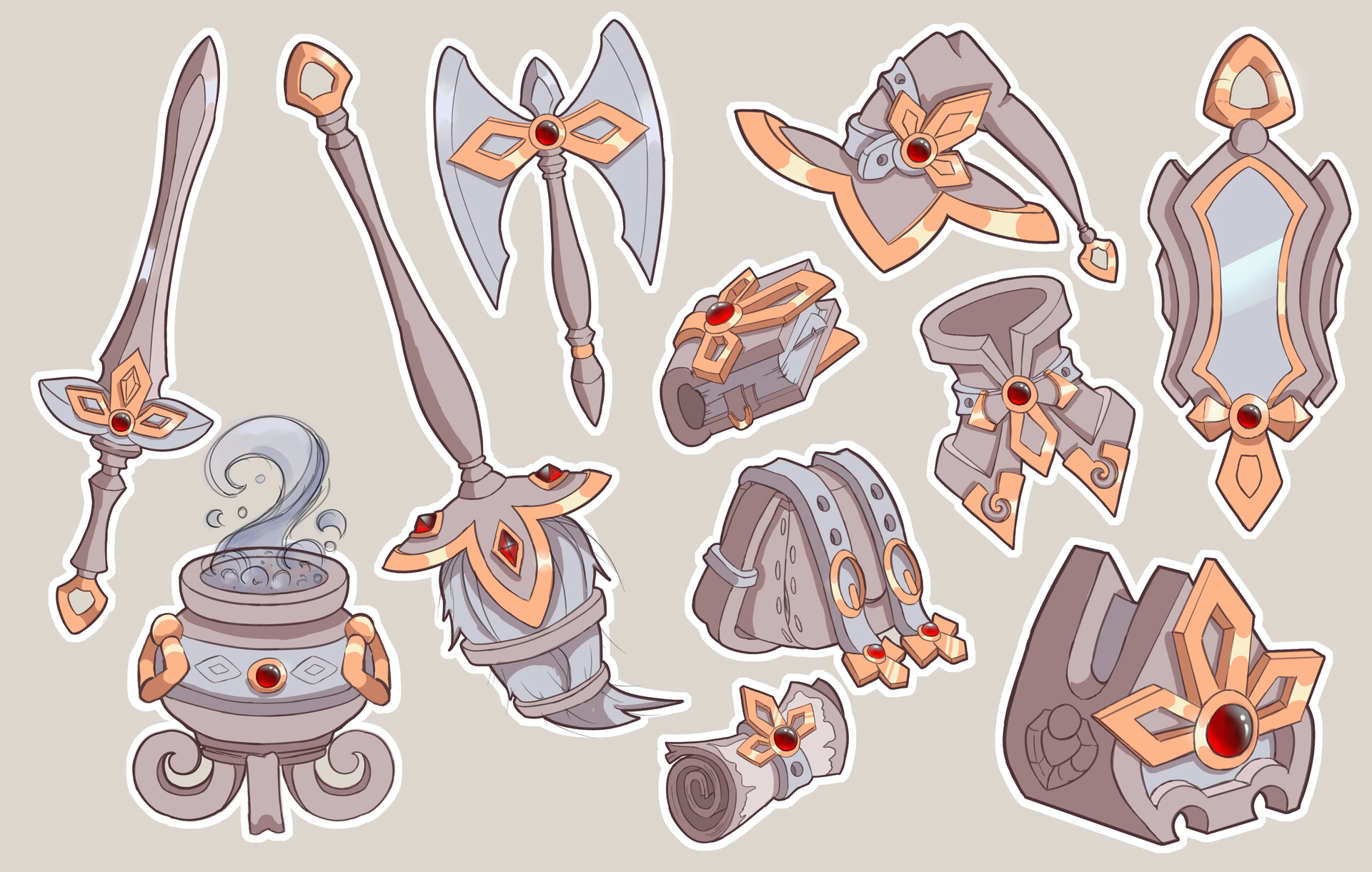 ArtStation - Witch's set