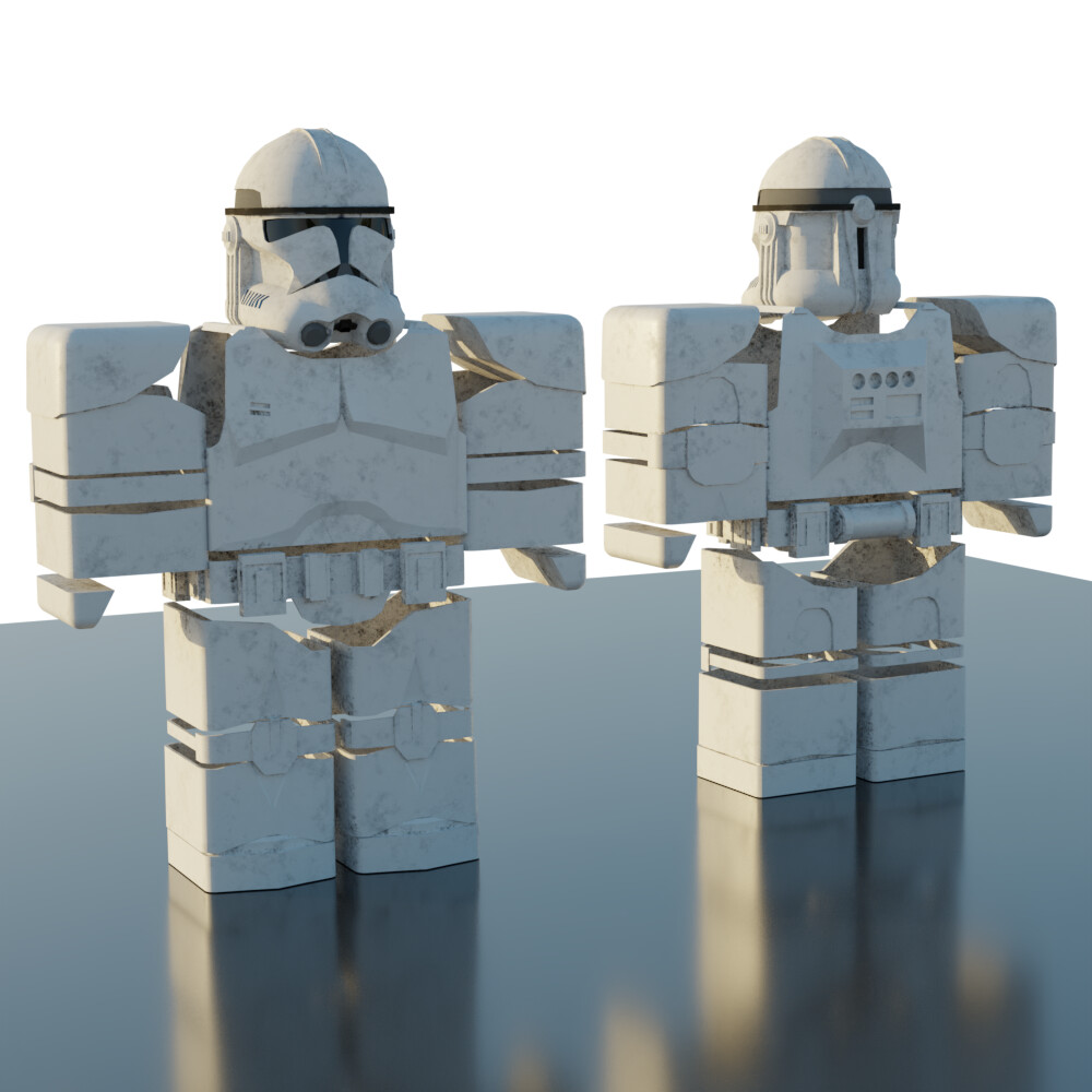 ArtStation - 3D Clone Trooper morphs