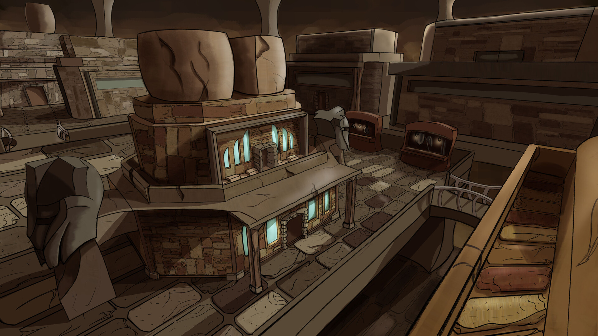 ArtStation - Dwarf city