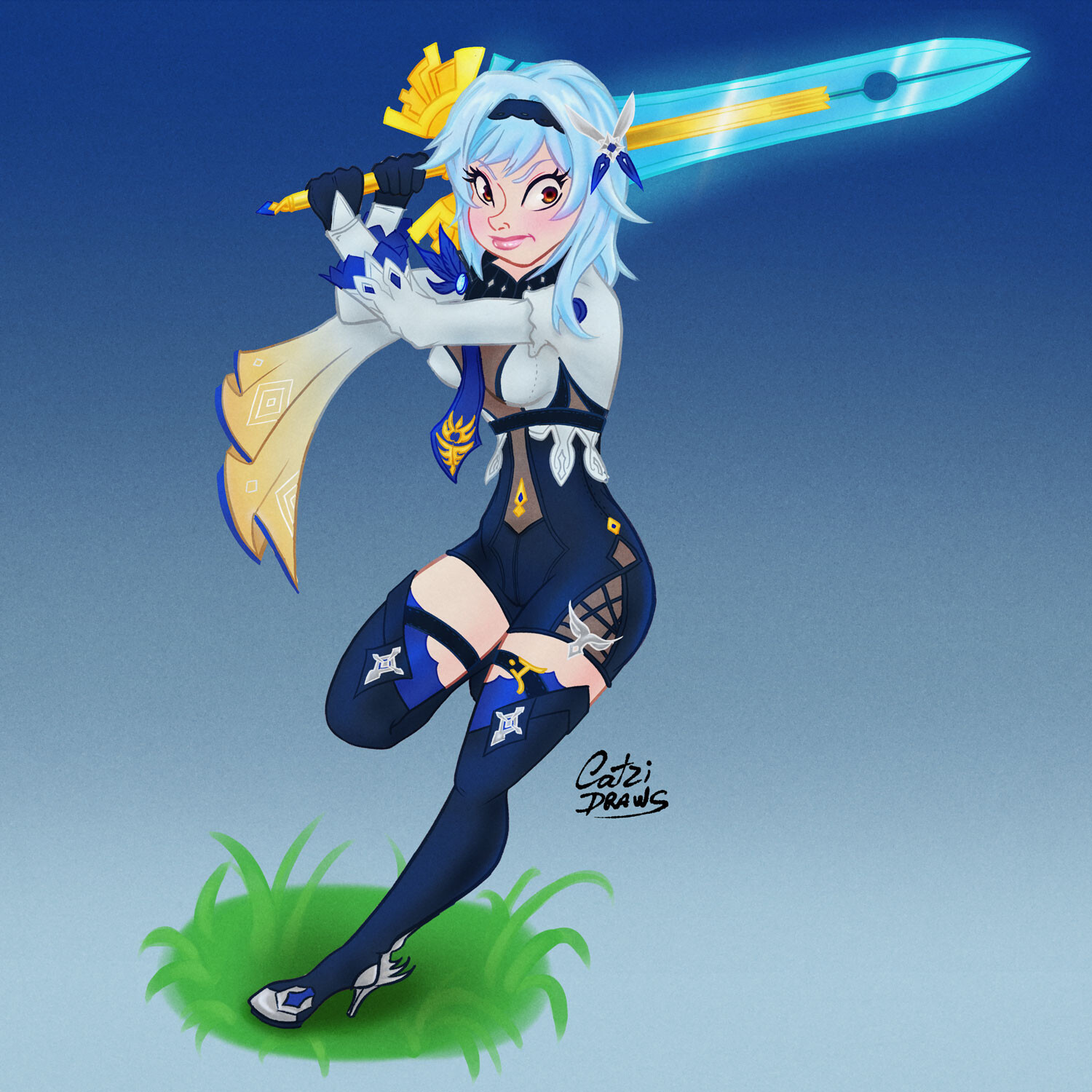 ArtStation - Eula - Genshin Impact