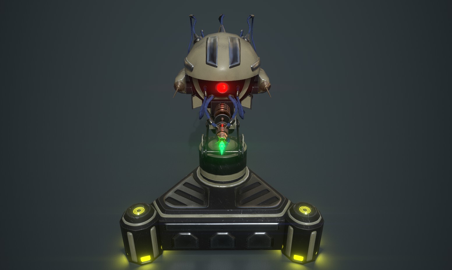 Gabriel JR Espino - Fallout Enclave Turret Fan Art