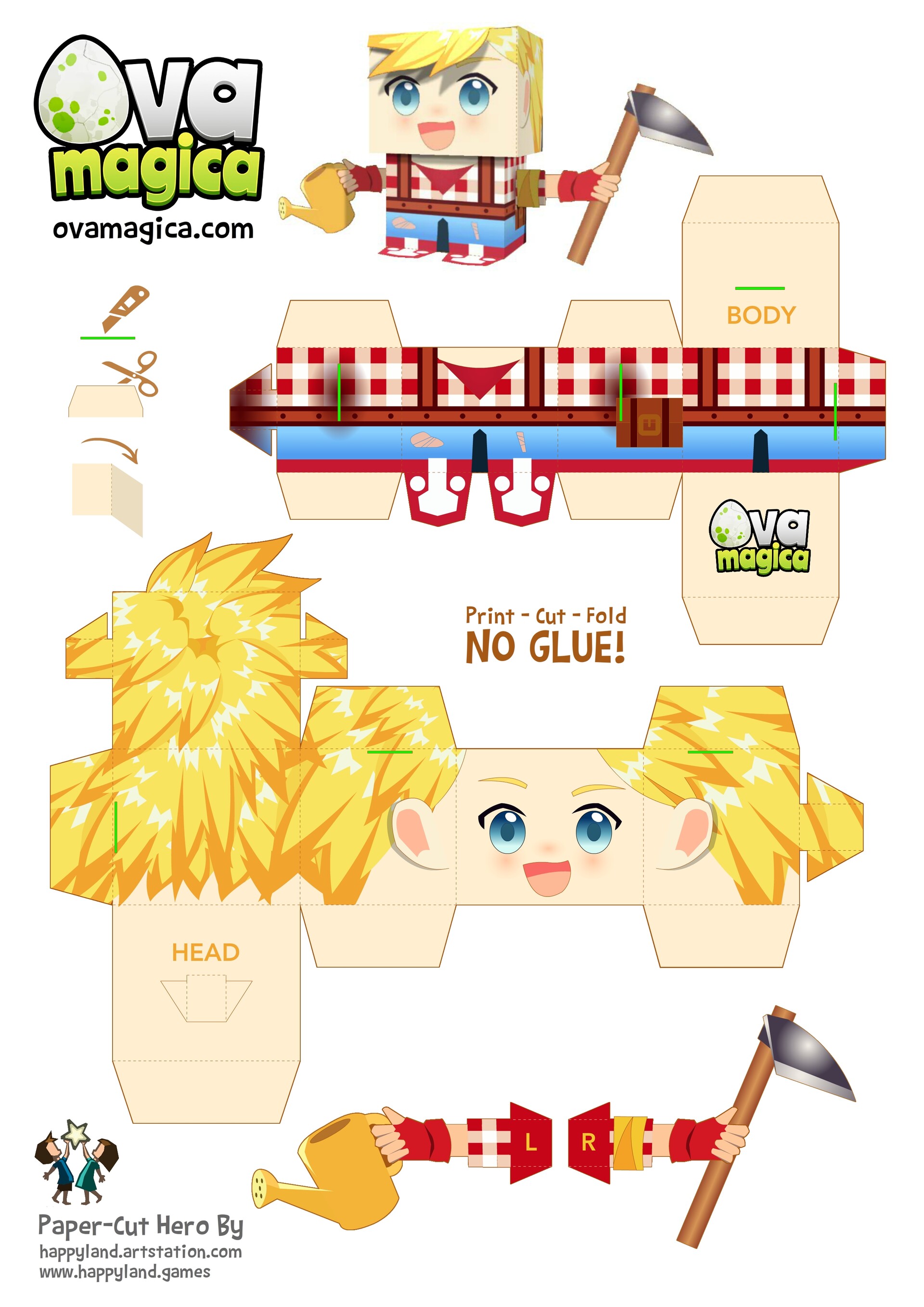 Happyland - Paper Cut Hero: Ova Magica