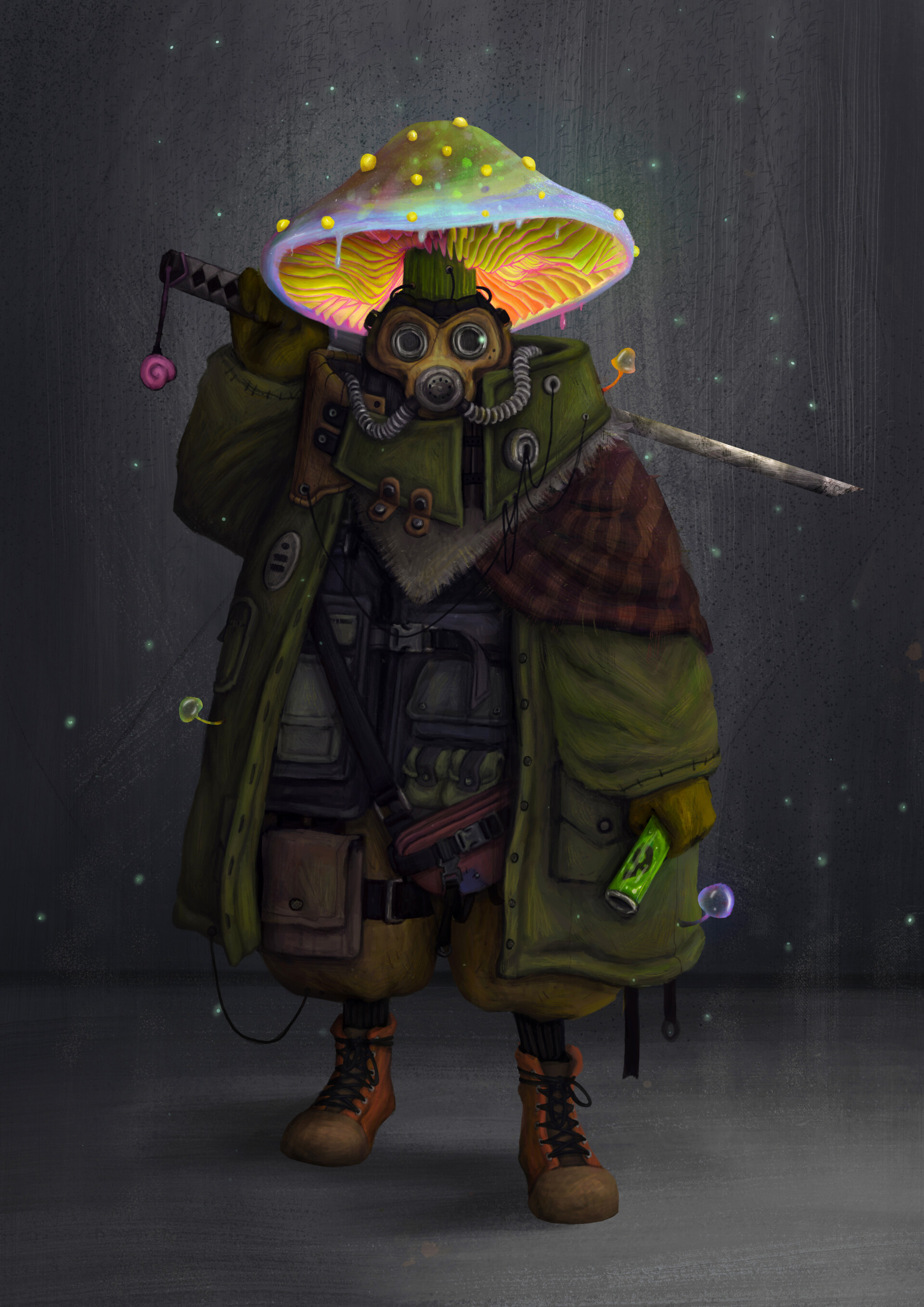 ArtStation - Mushroom warrior