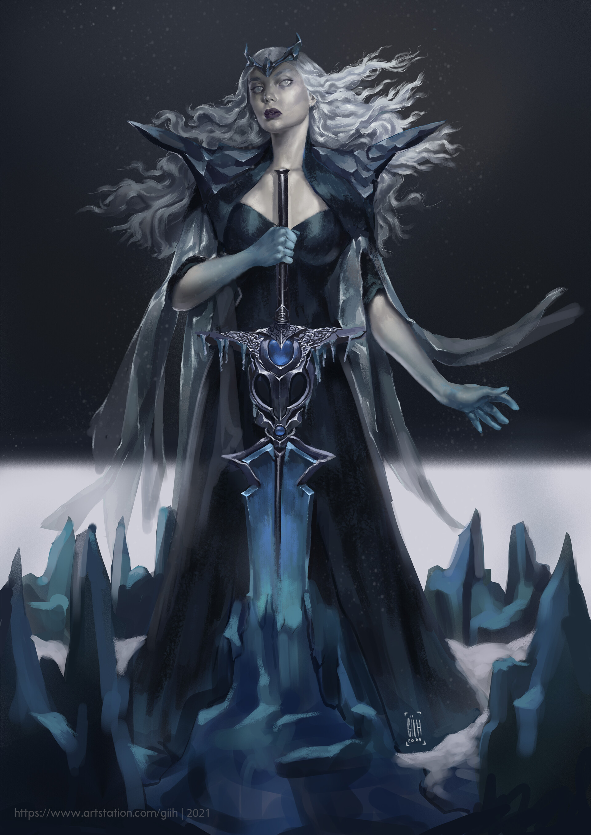 ArtStation - Ice queen