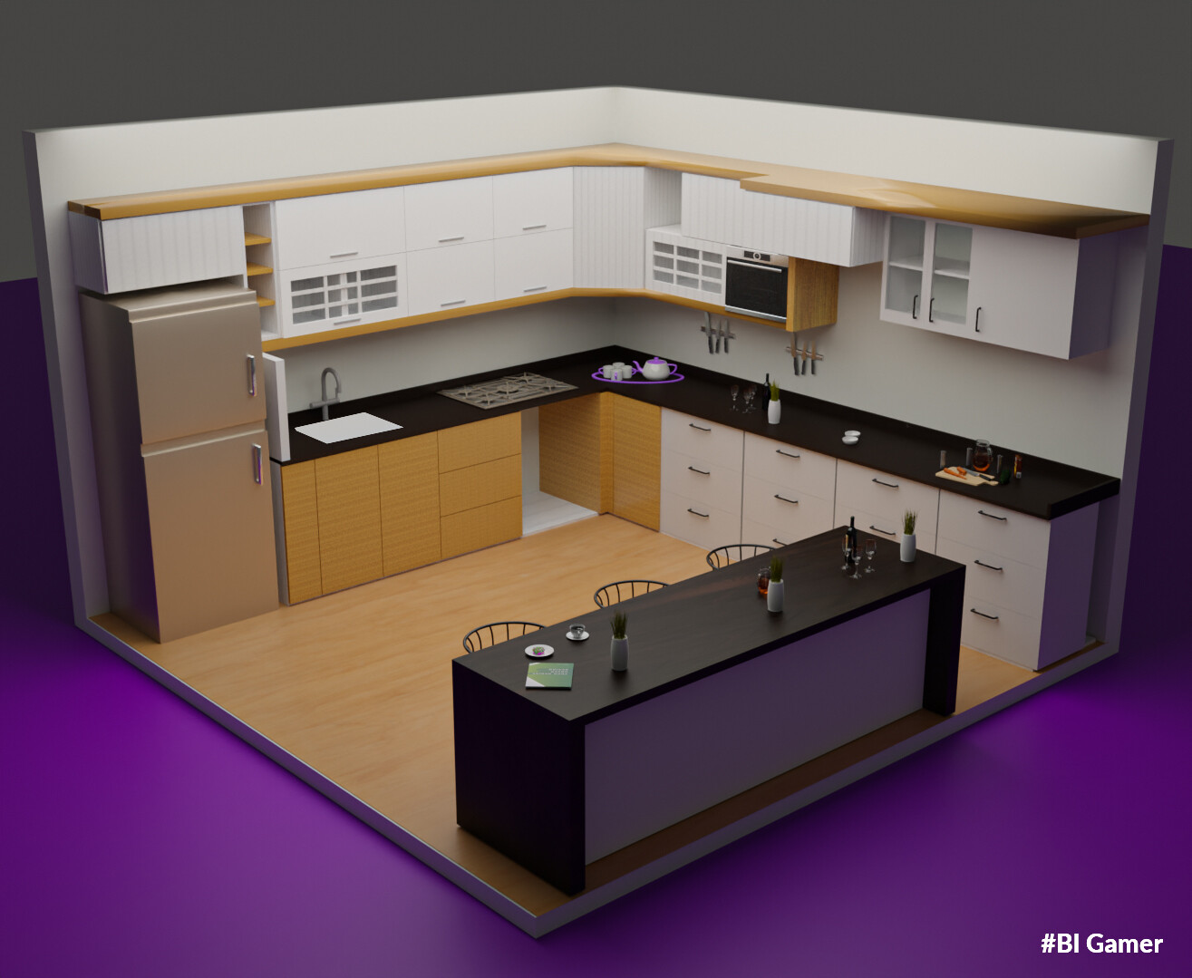 ArtStation - Kitchen Modeling 3D