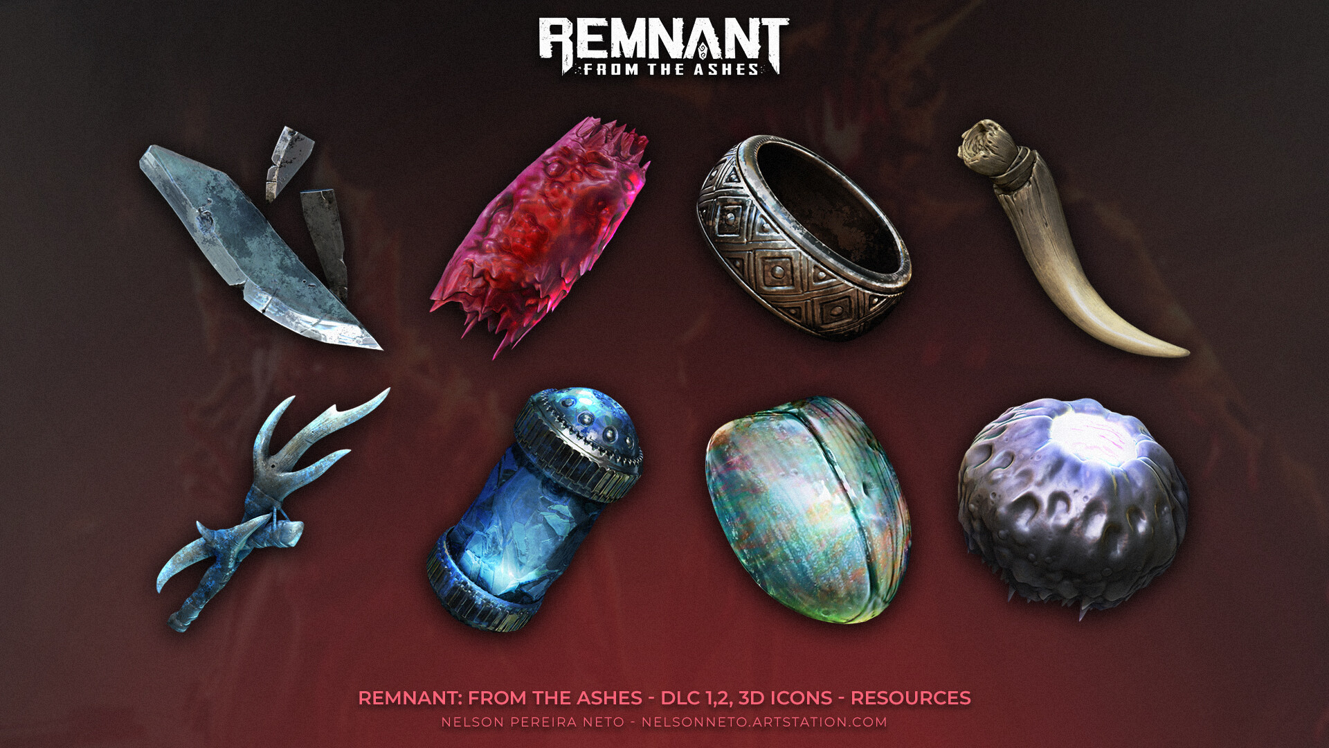 Nelson Neto - 3D Icon Design - Remnant: From the Ashes - DLC 1 and 2 ...