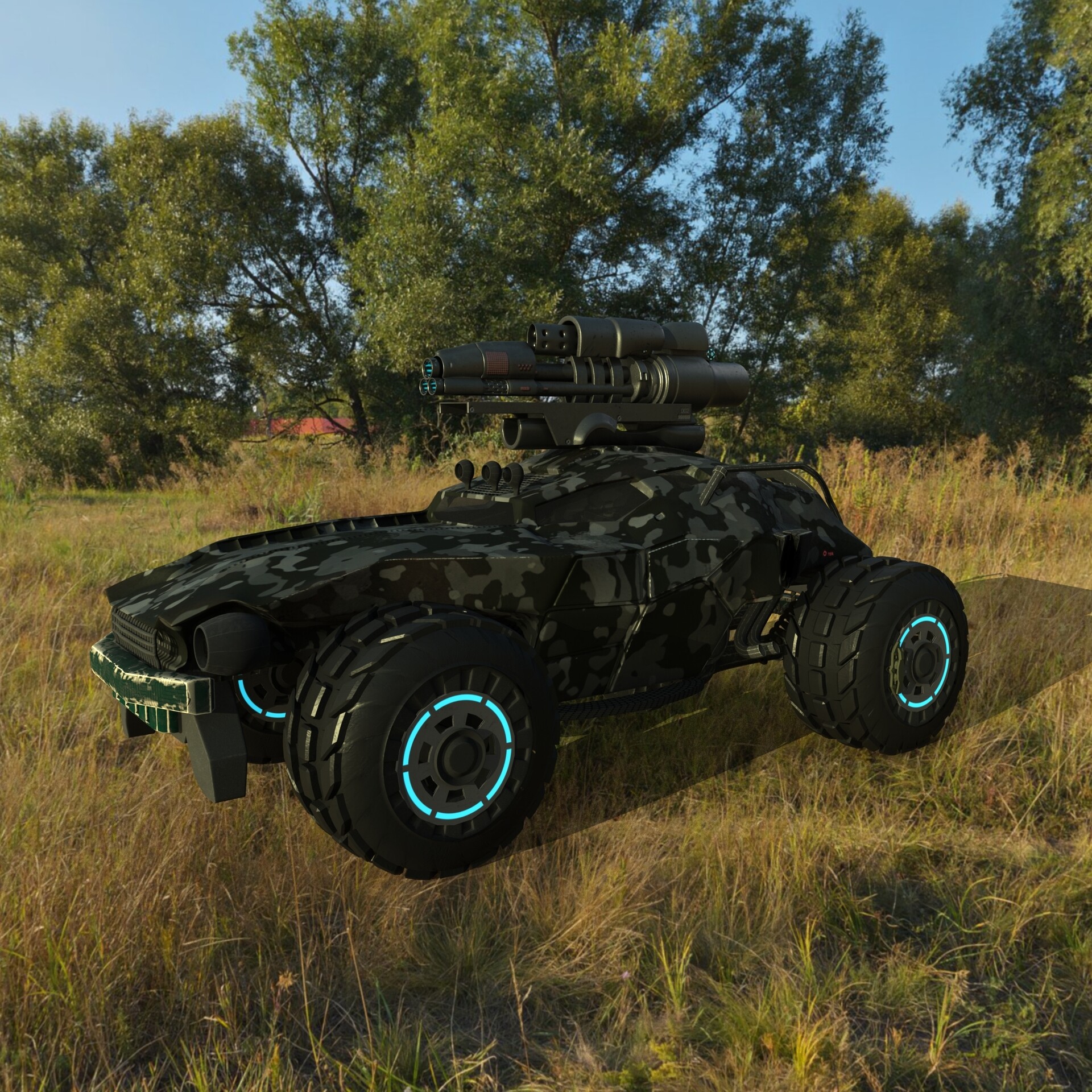 ArtStation - Armour Military Car