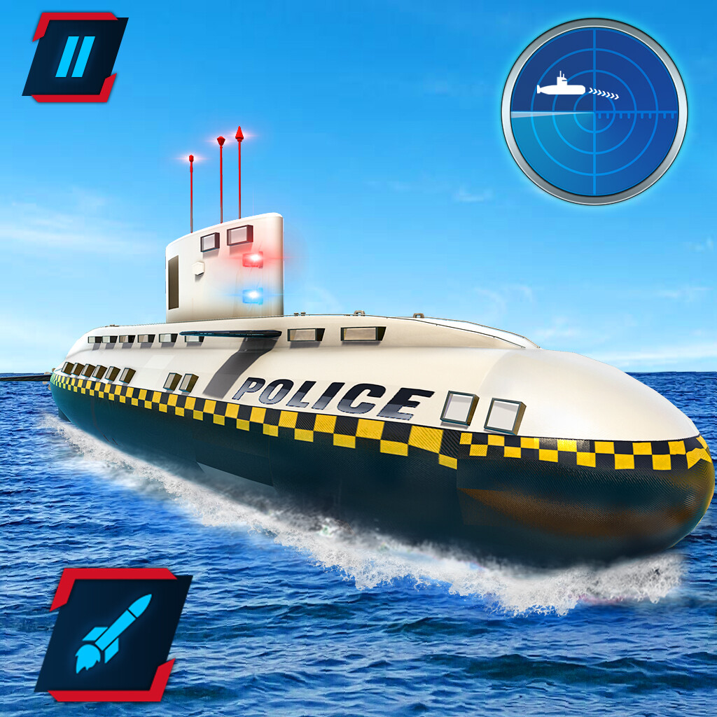 ArtStation - Police Submarine Gangster Chase