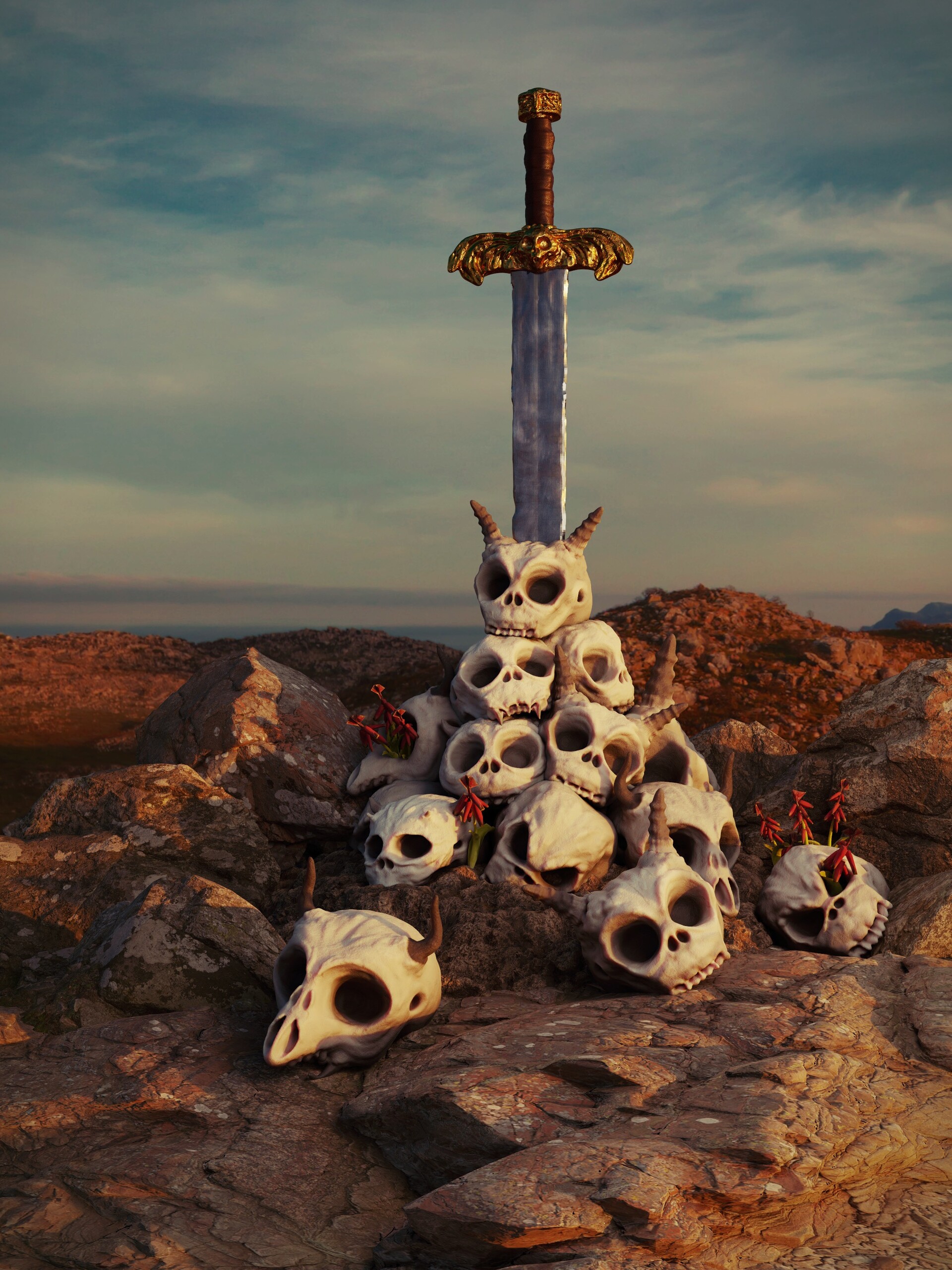 ArtStation - For the Fallen Hero