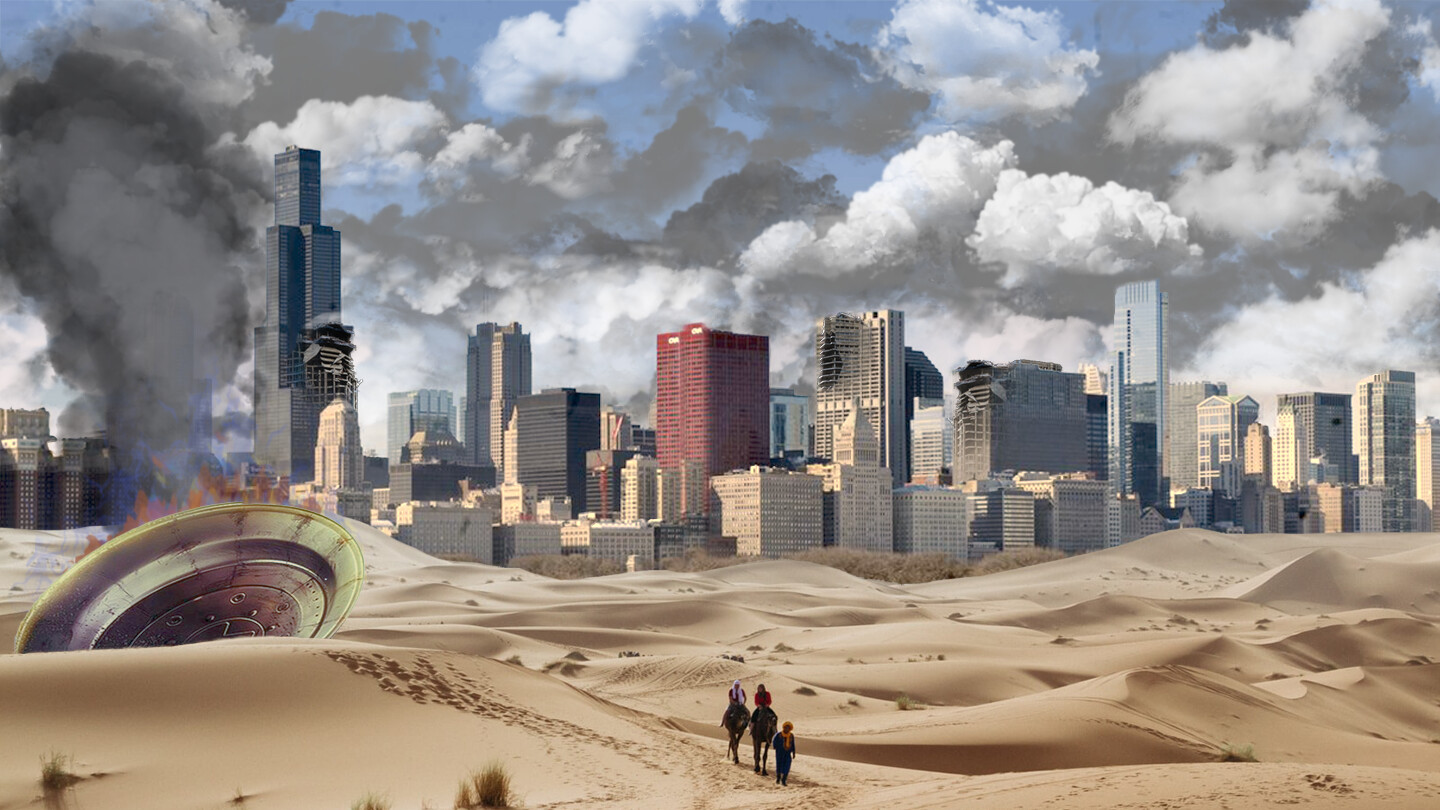 ArtStation - Lost City of Chicago.