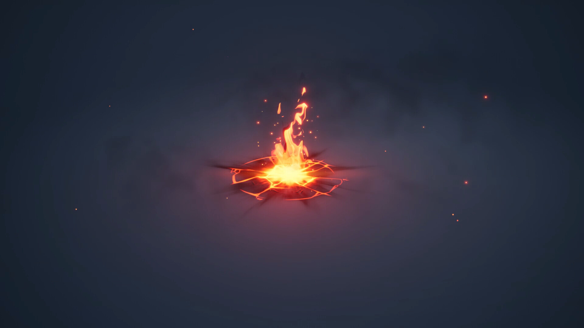 ArtStation - Stylized Fire Pit