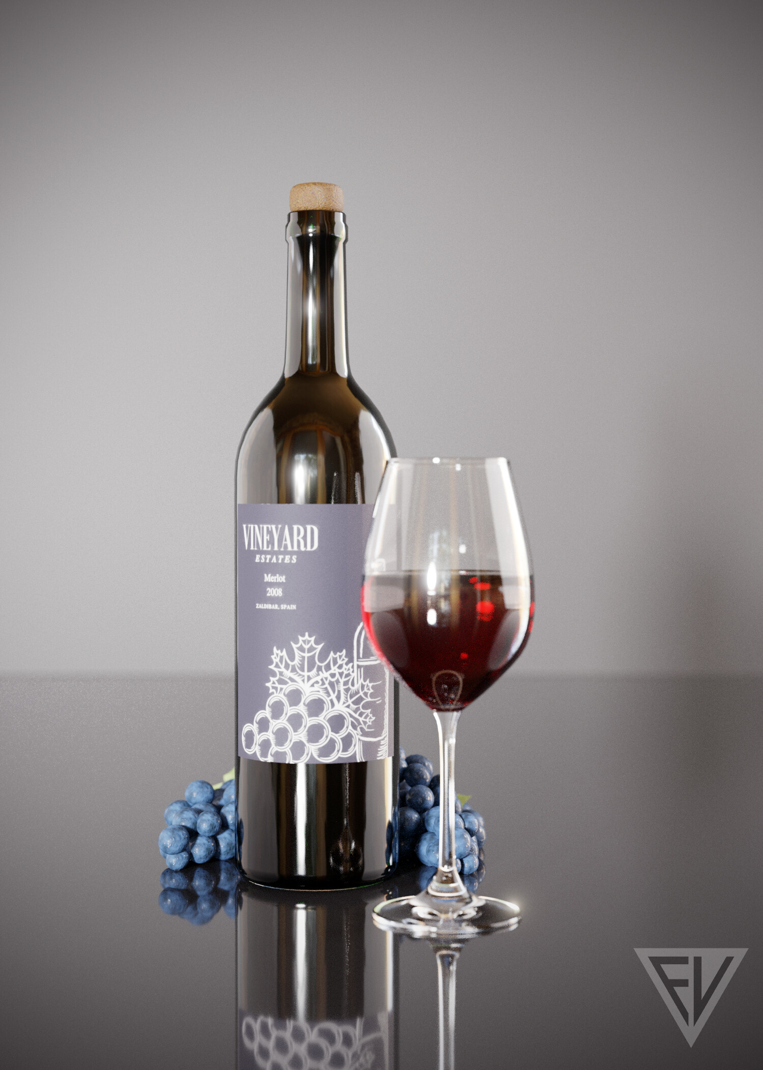 ArtStation - Red Wine Ad