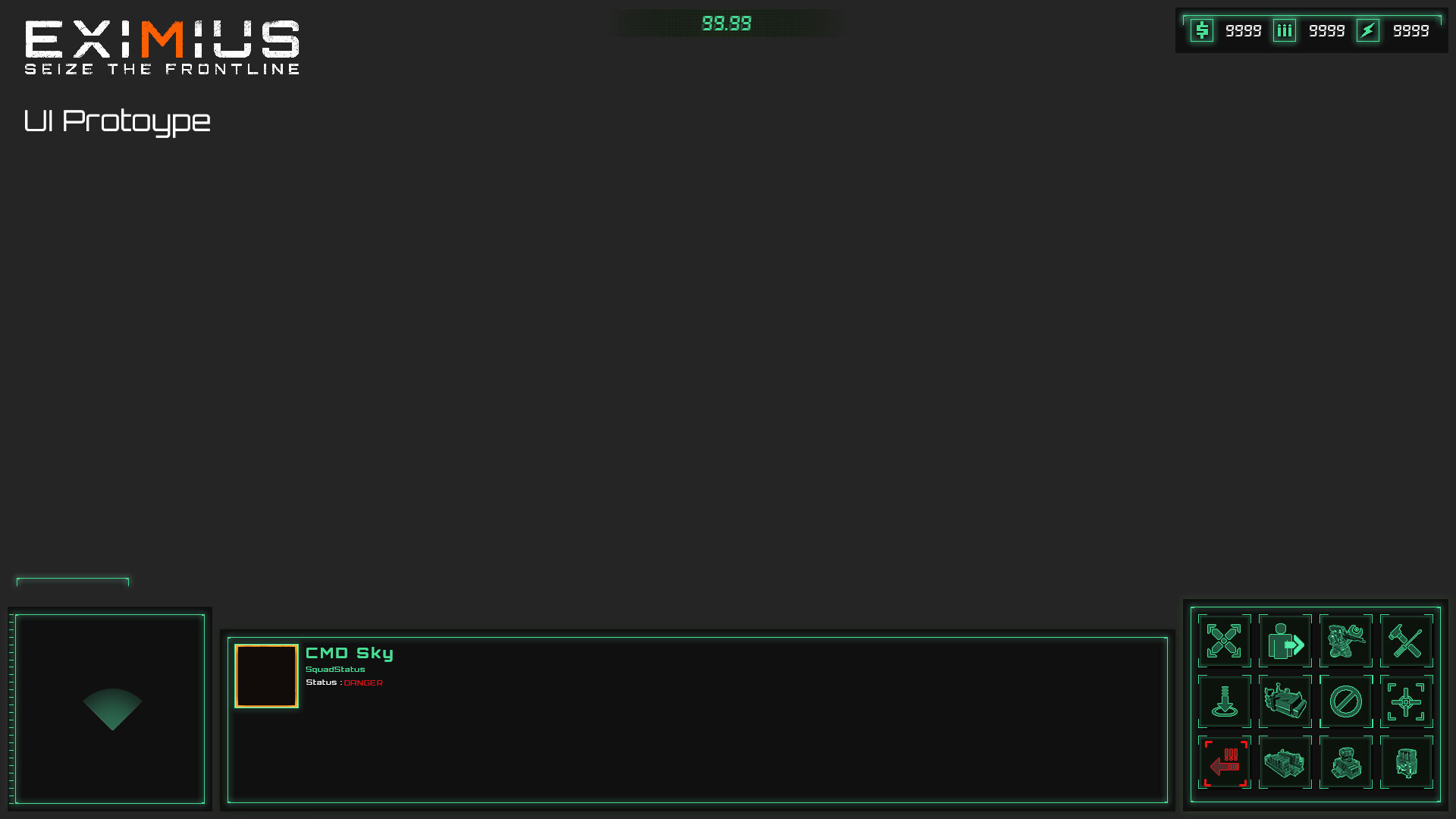 Shaikh Zhafri - EXIMIUS- Protoype / Legacy FPS-RTS UI