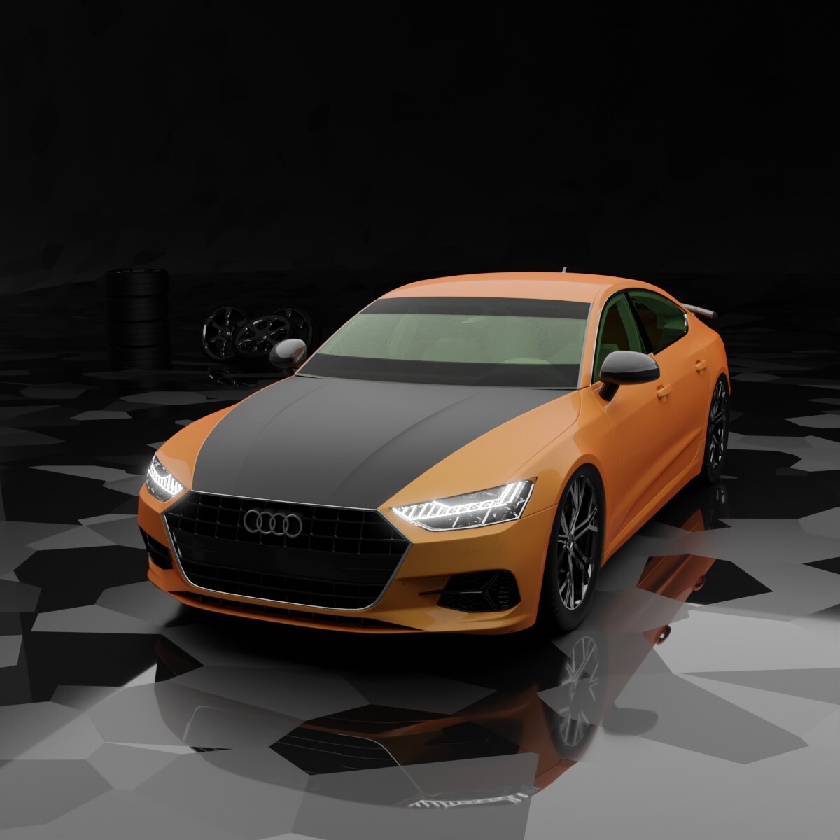 ArtStation - orange demon