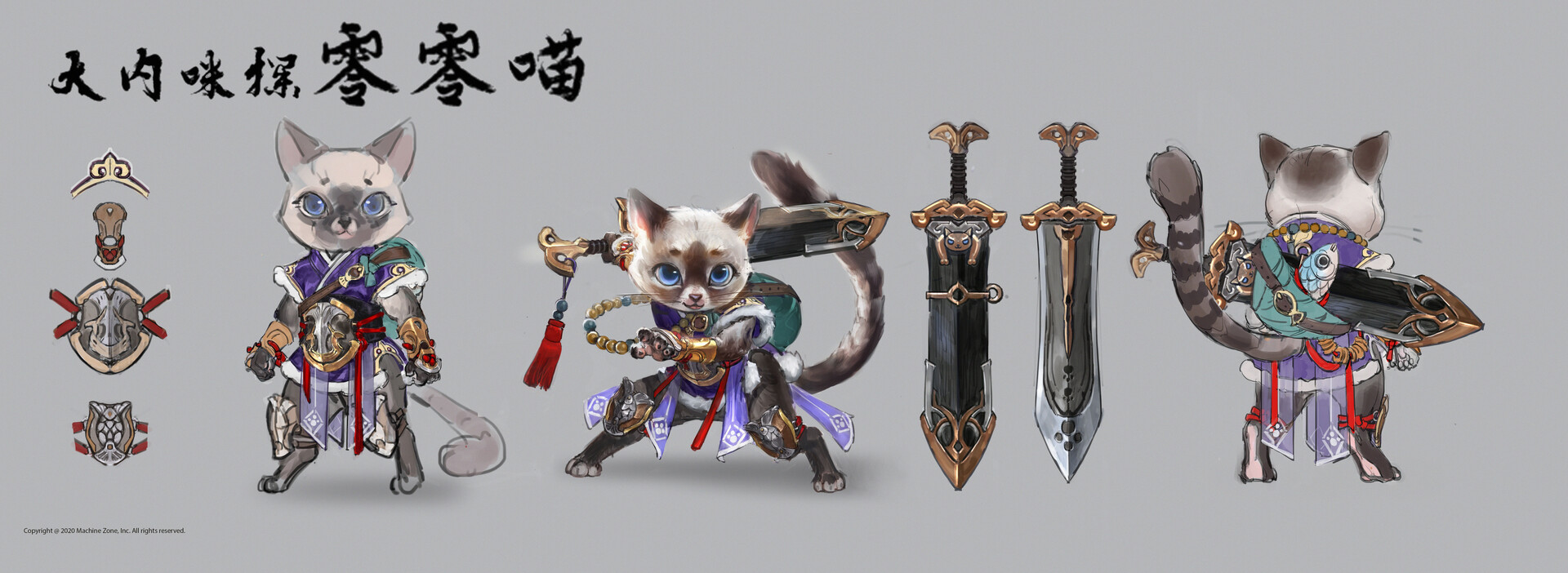 ArtStation - cat warrior