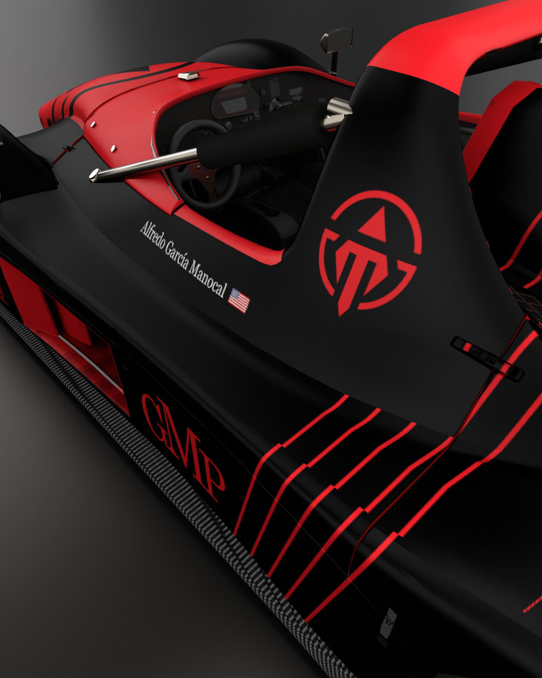 Luis Enrique - RADICAL SR3 racing car wrapping design