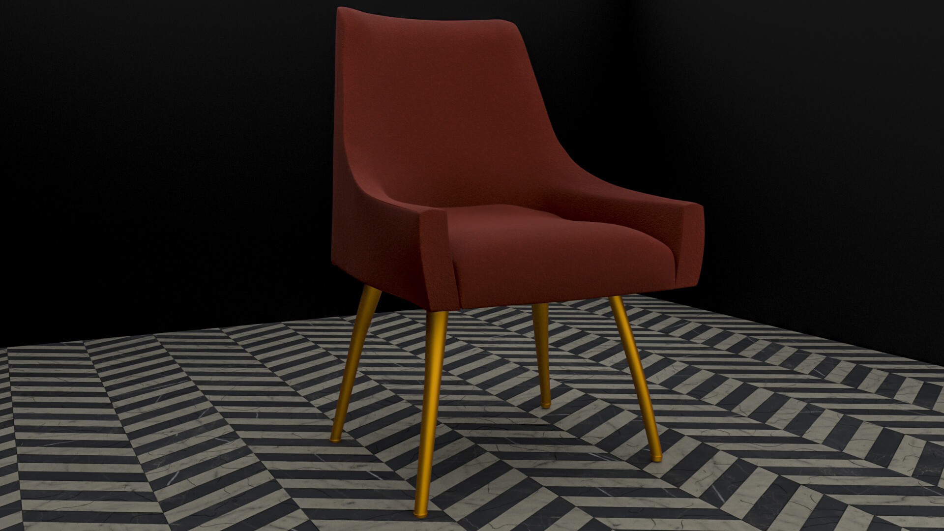 ArtStation - Product Modeling - Stylized Chair