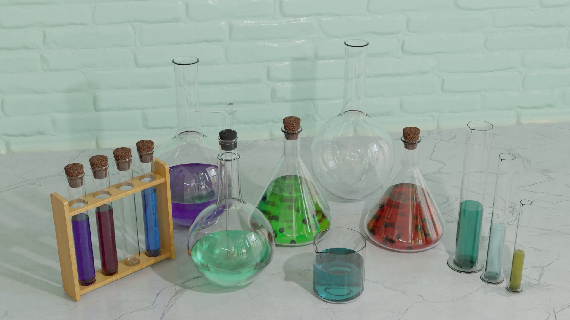 ArtStation - Chemistry Lab Apparatus.