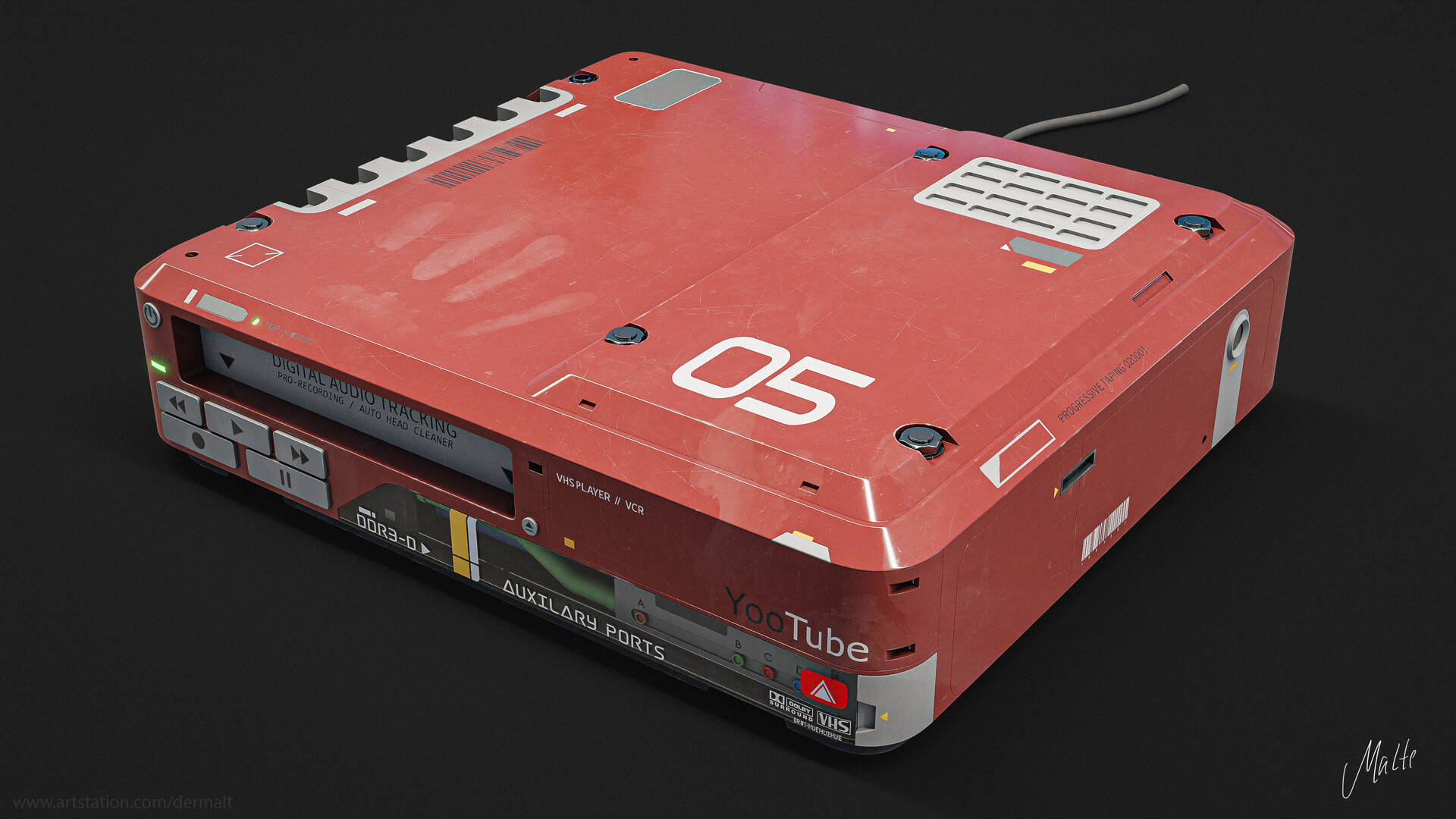 Malte Ullrich - Modelling and Texturing Practice 01