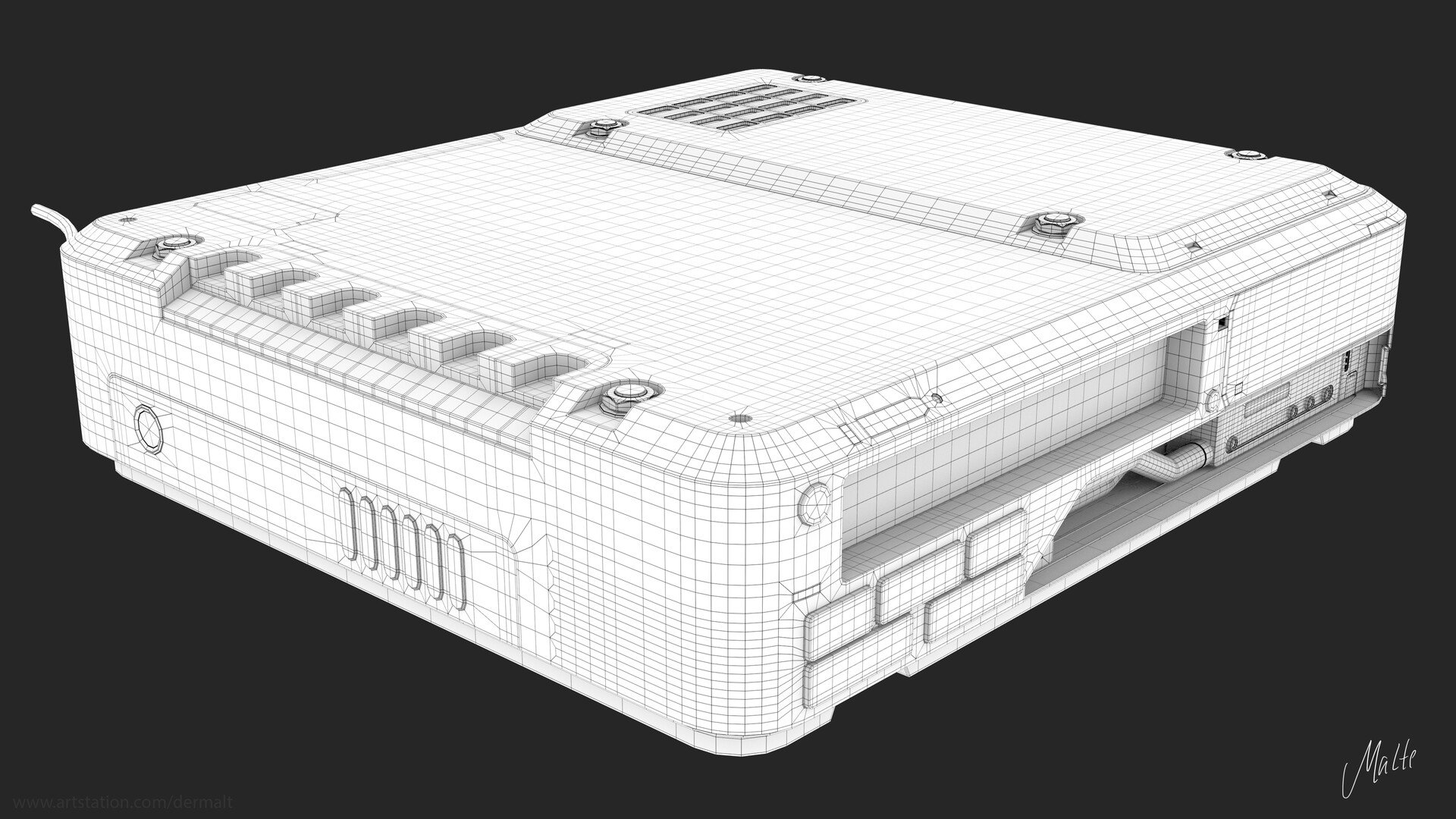 Malte Ullrich - Modelling and Texturing Practice 01