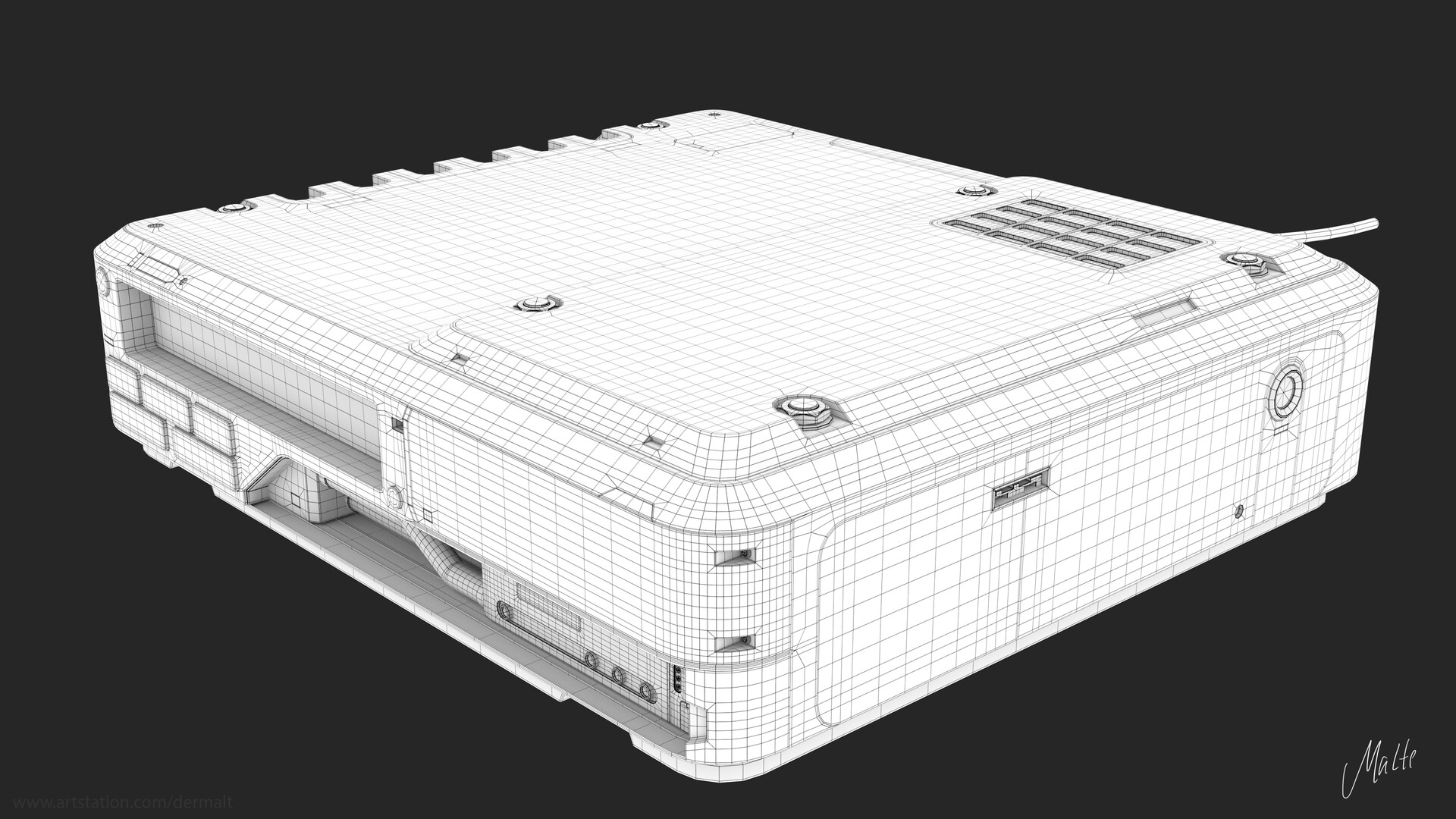 Malte Ullrich - Modelling and Texturing Practice 01