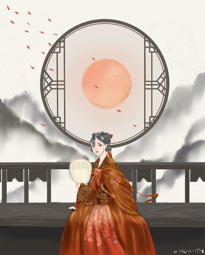 ArtStation - Fire Moon