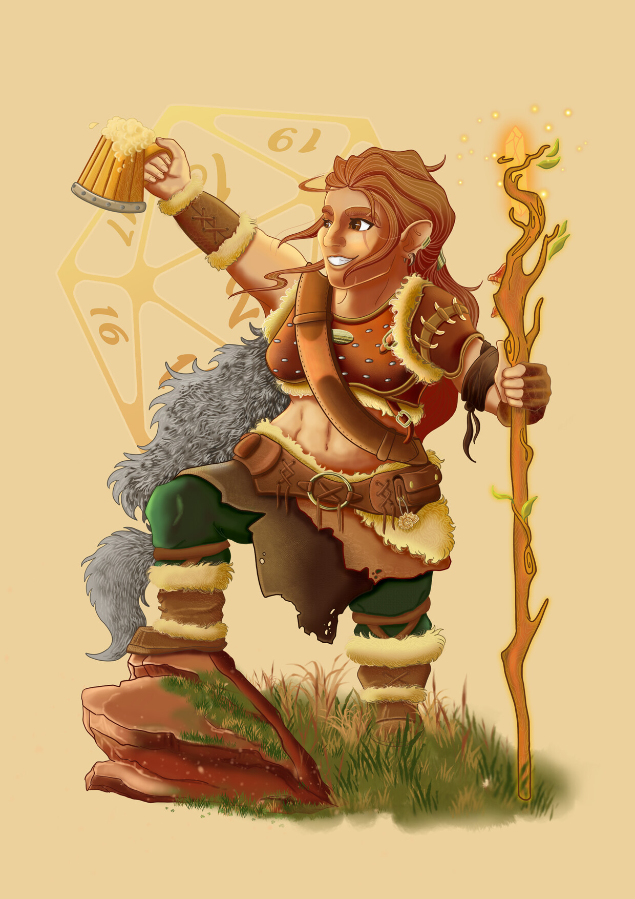 ArtStation - Dwarf Druid