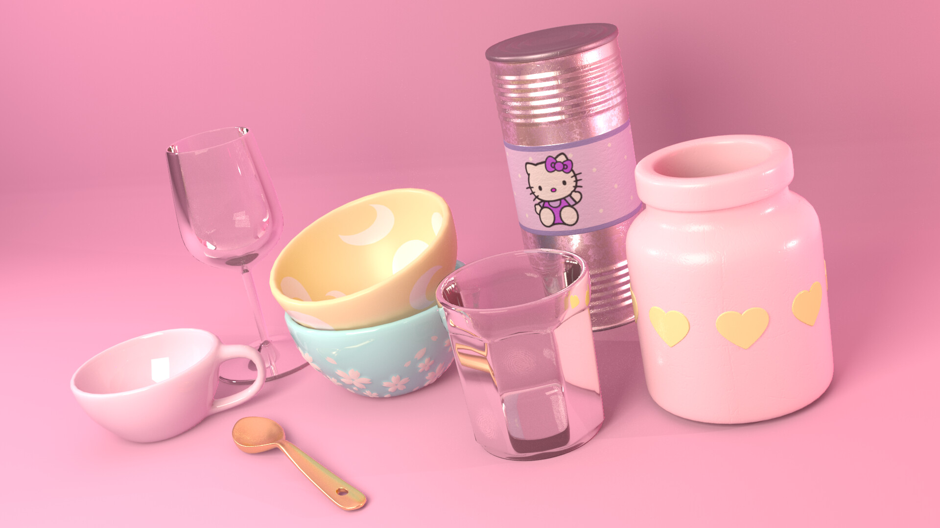 ArtStation - Cute dishes