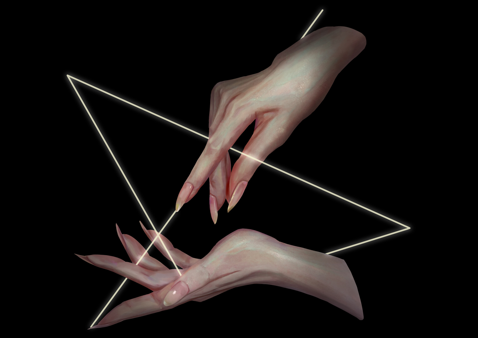 ArtStation - Hand practice