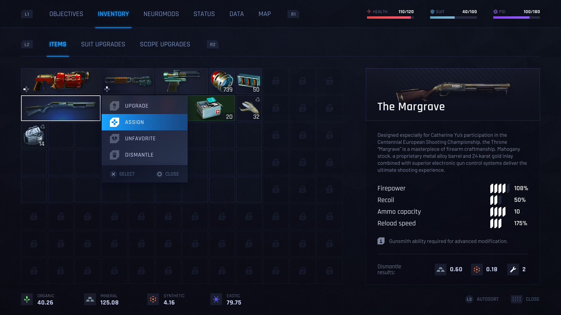 Max Osipovsky - Prey (2017) UI Redesign