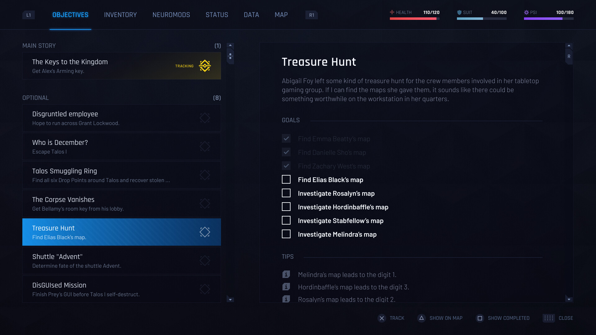 Max Osipovsky - Prey (2017) UI Redesign