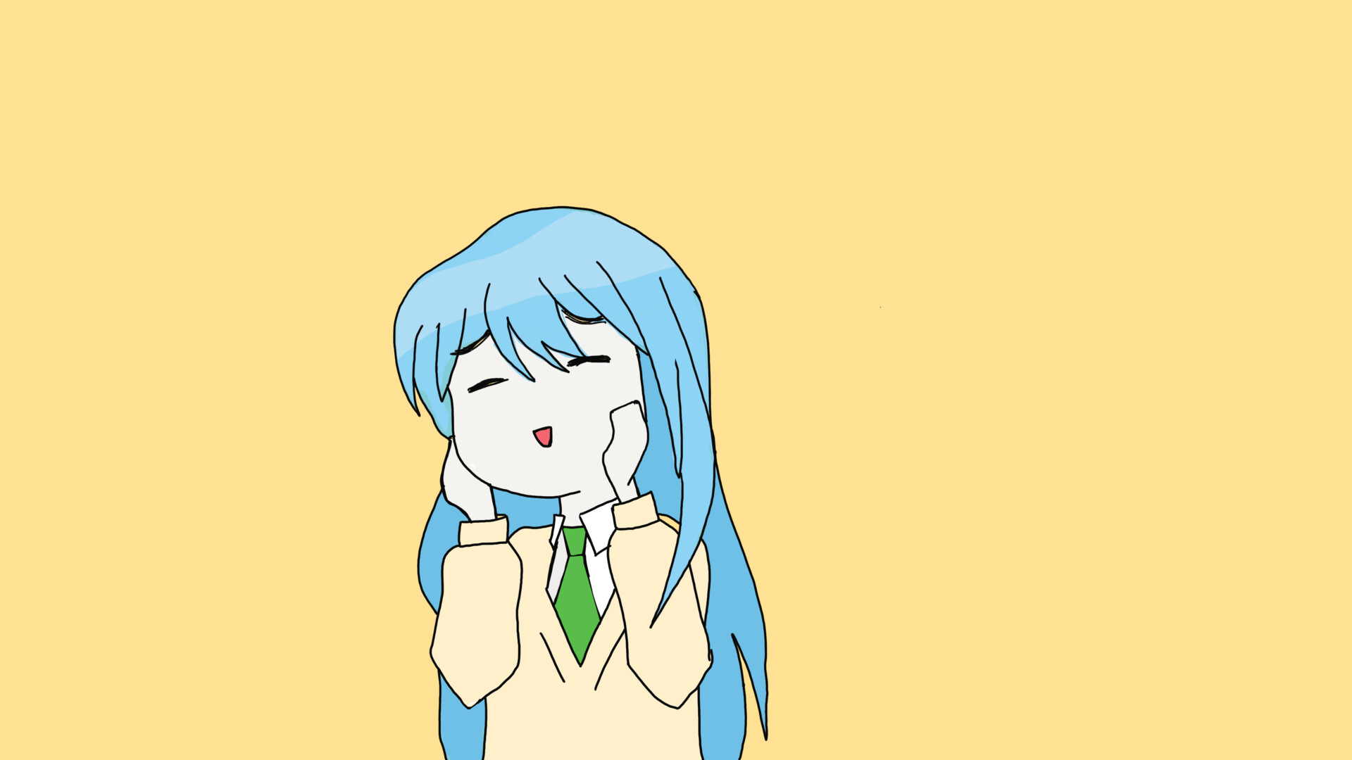 ArtStation - Fangirling Anime Girl