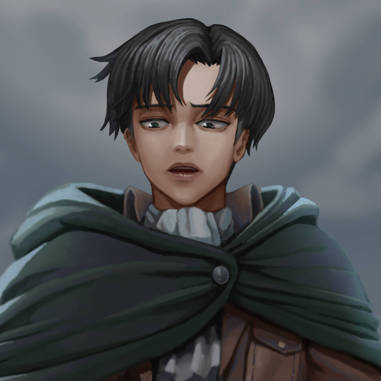 ArtStation - Attack on titan levi ackerman fan art