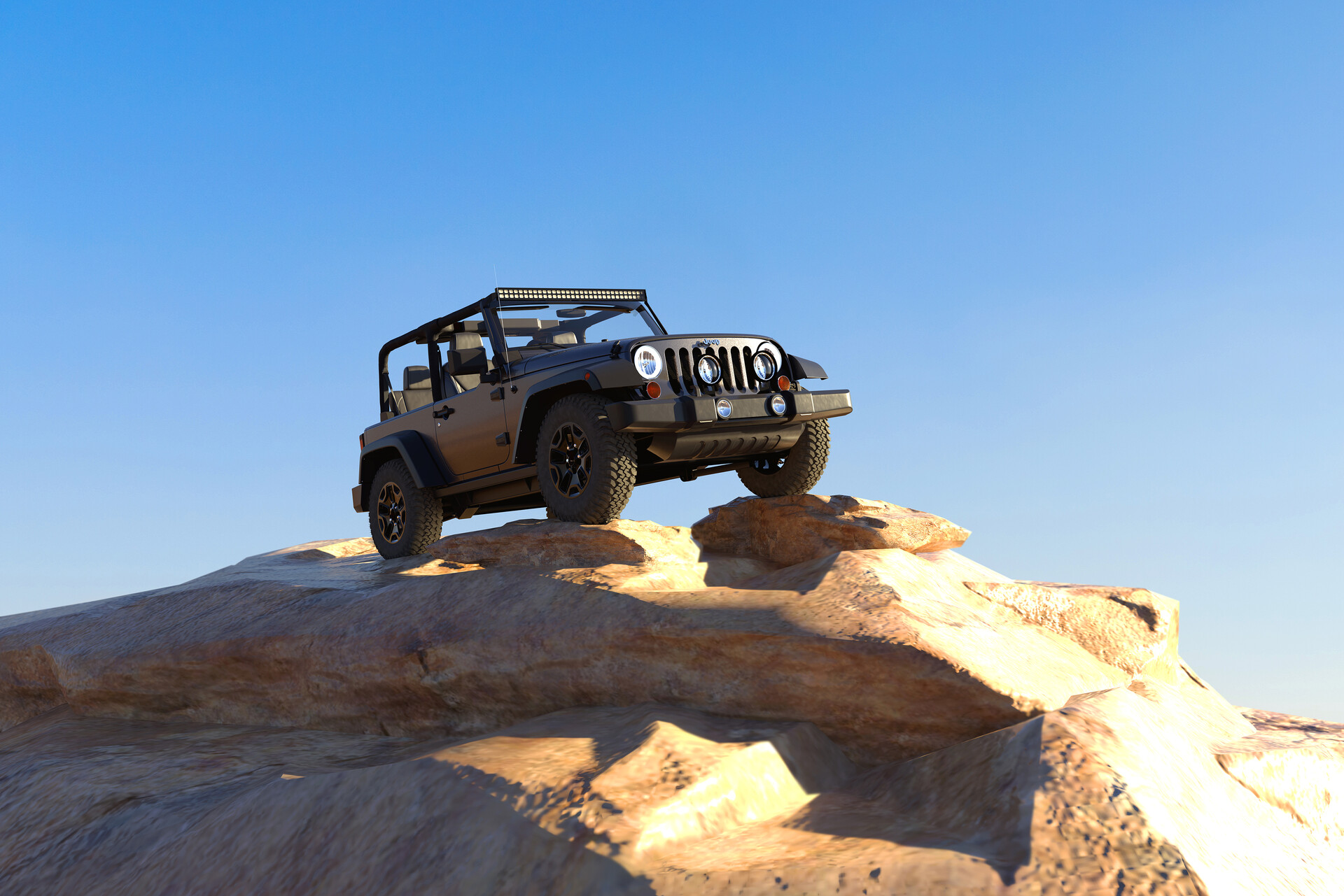 ArtStation - Rock Crawling Wrangler