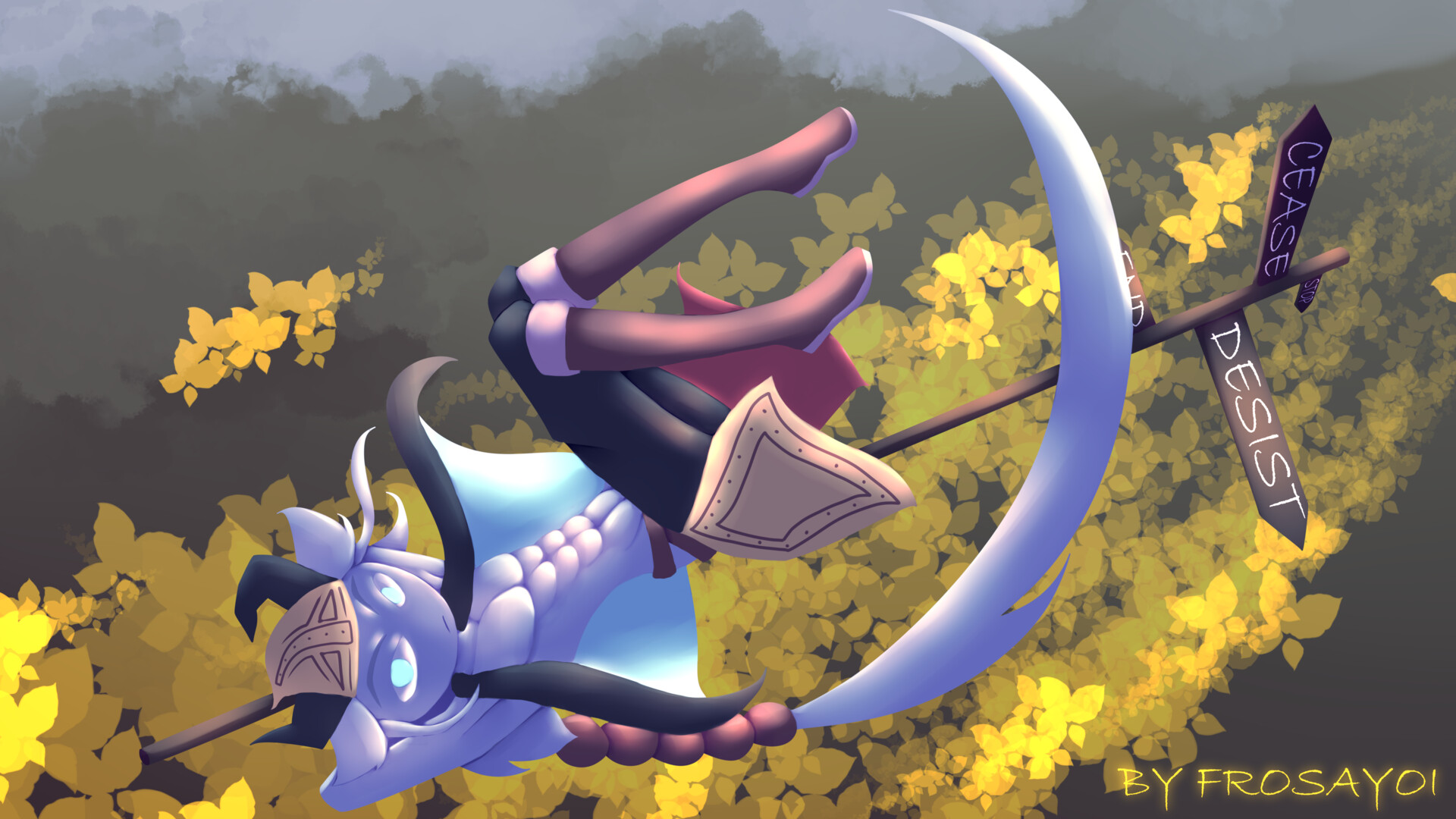 ArtStation - Izha With Golden Flowers