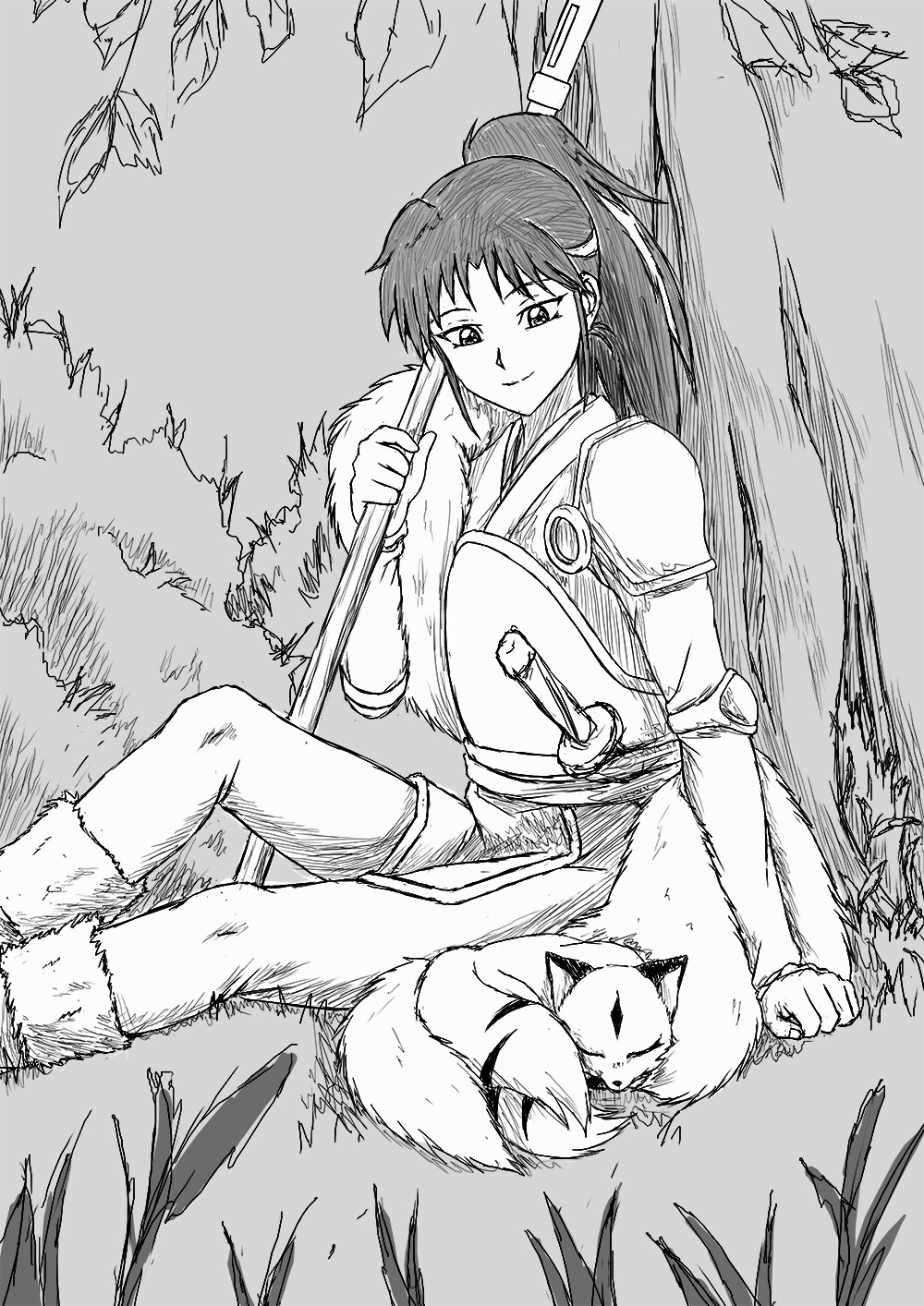 kirara coloring pages