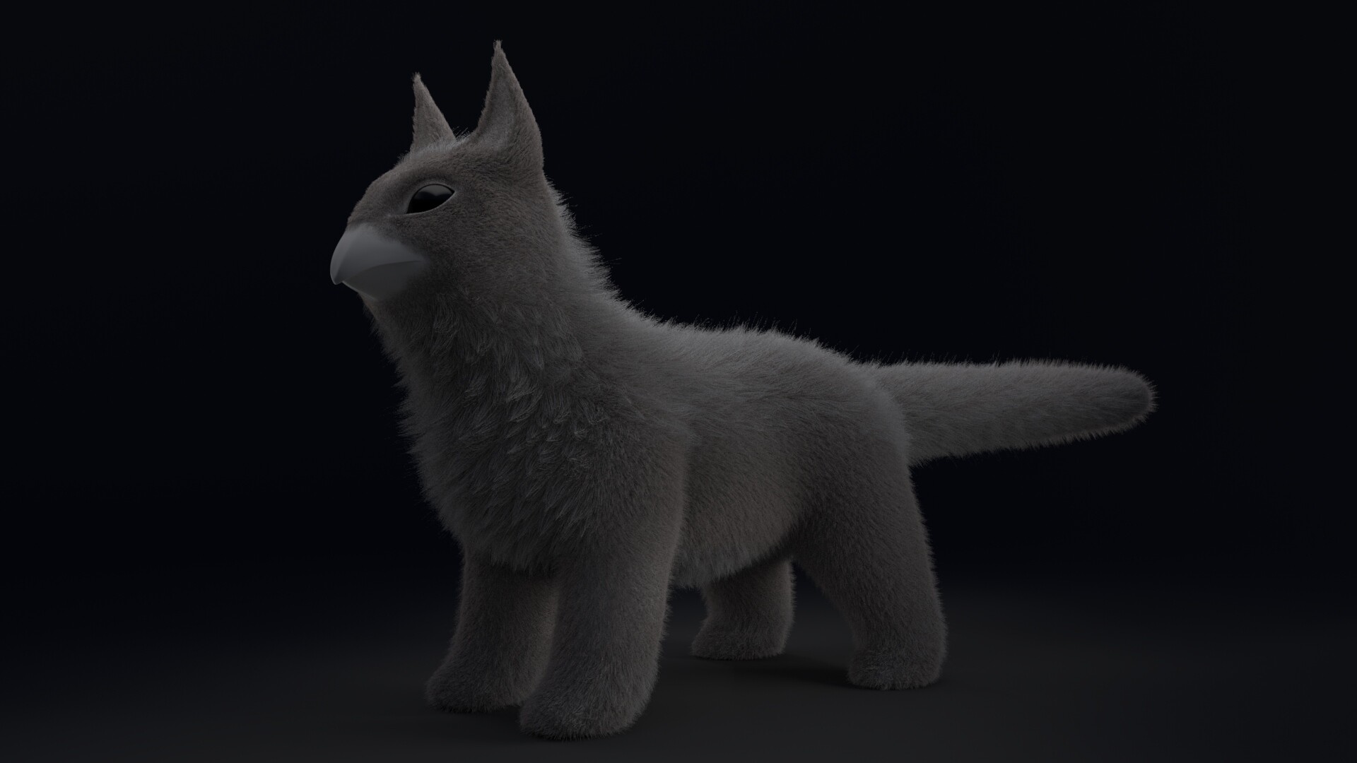 ArtStation - Fluffy Creature WIP