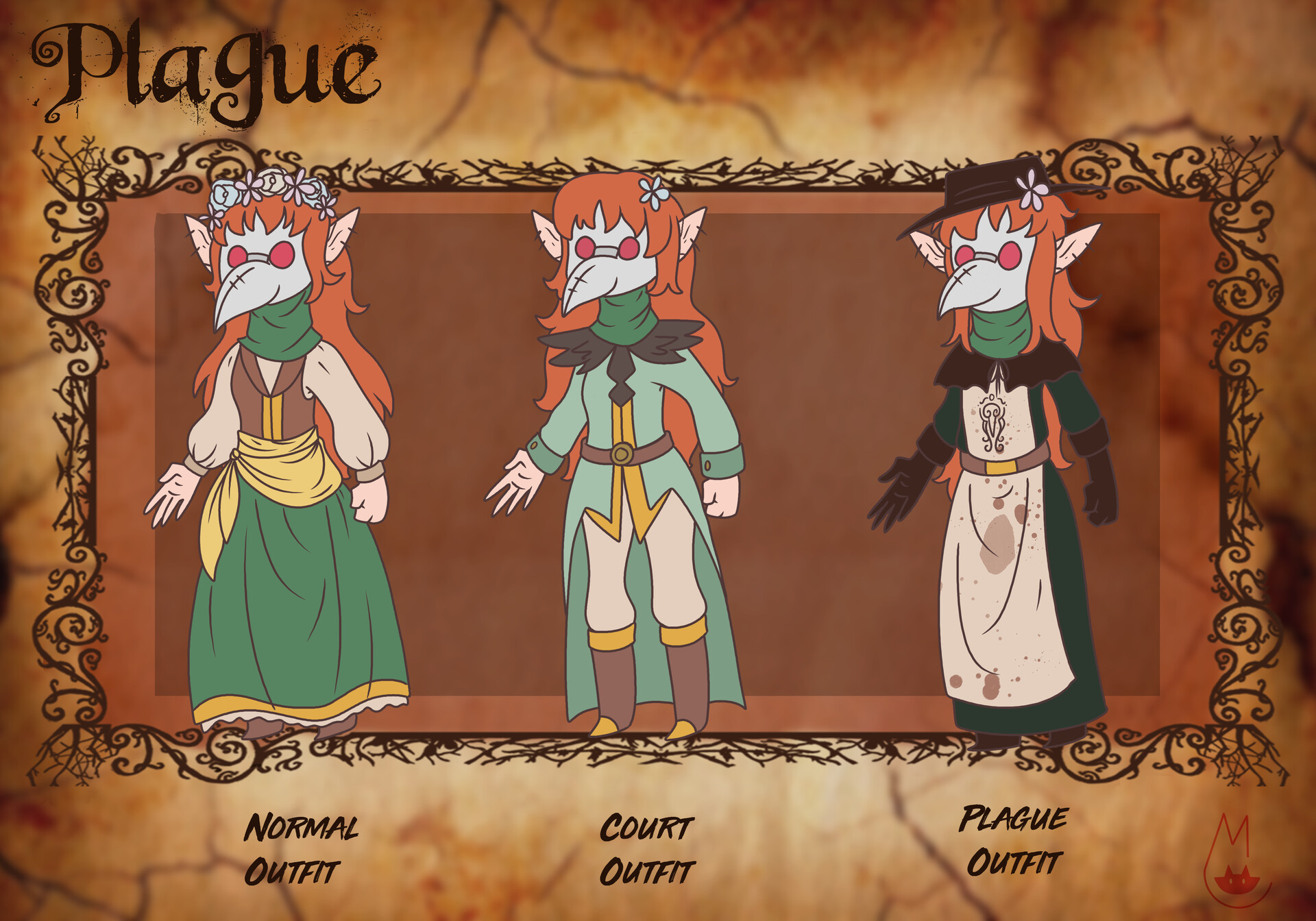 ArtStation - Plague Character Reference Sheet