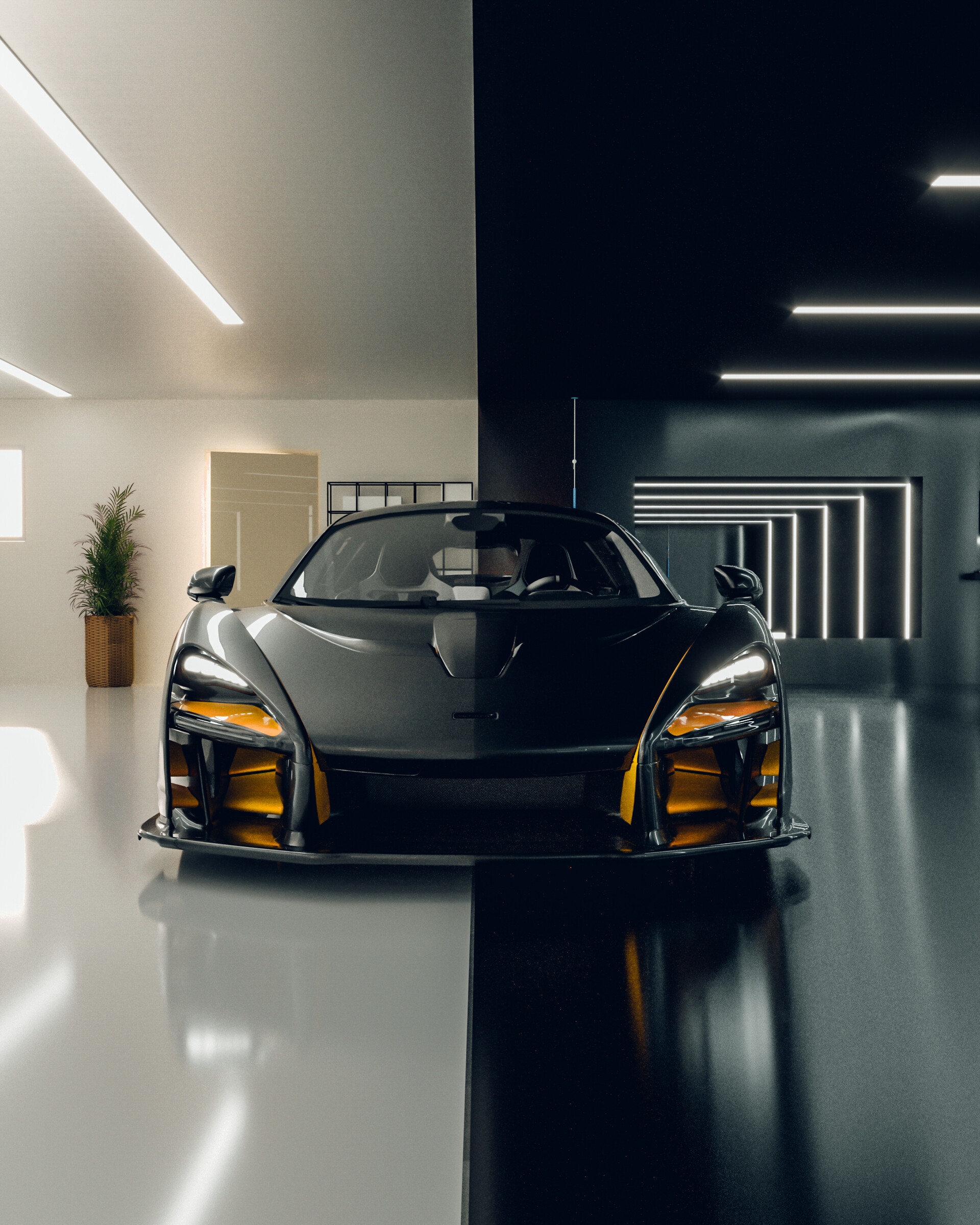 ArtStation - Mclaren Senna With no wing