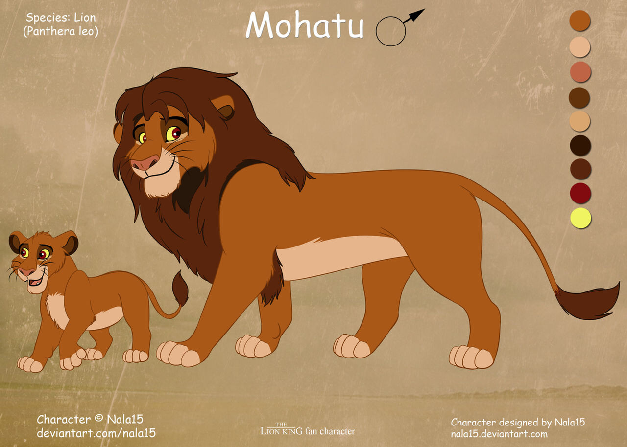 Nala15 - Betrothed and Brothers - TLK Character Reference Sheets