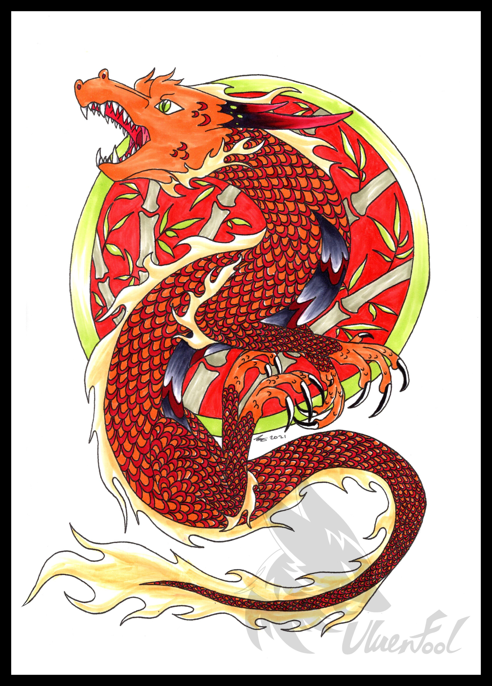 ArtStation - Tangerine Dragon