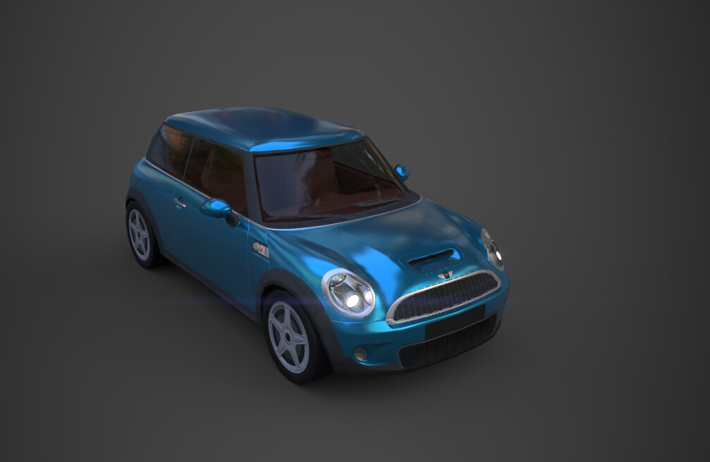 ArtStation - Mini Cooper