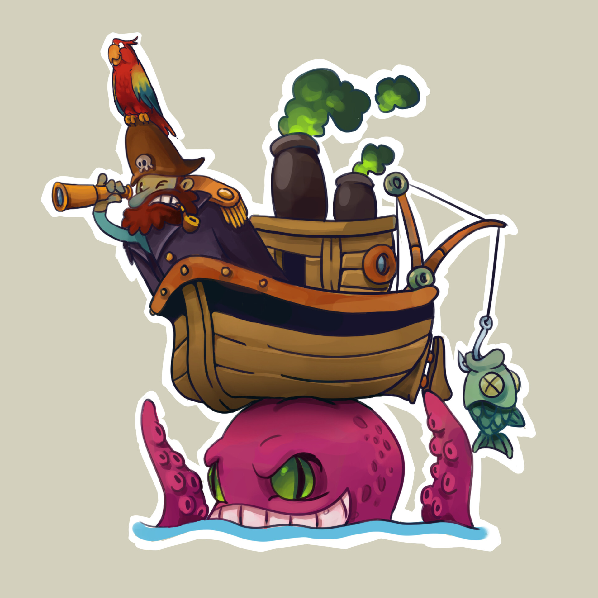 ArtStation - Zombie Captain