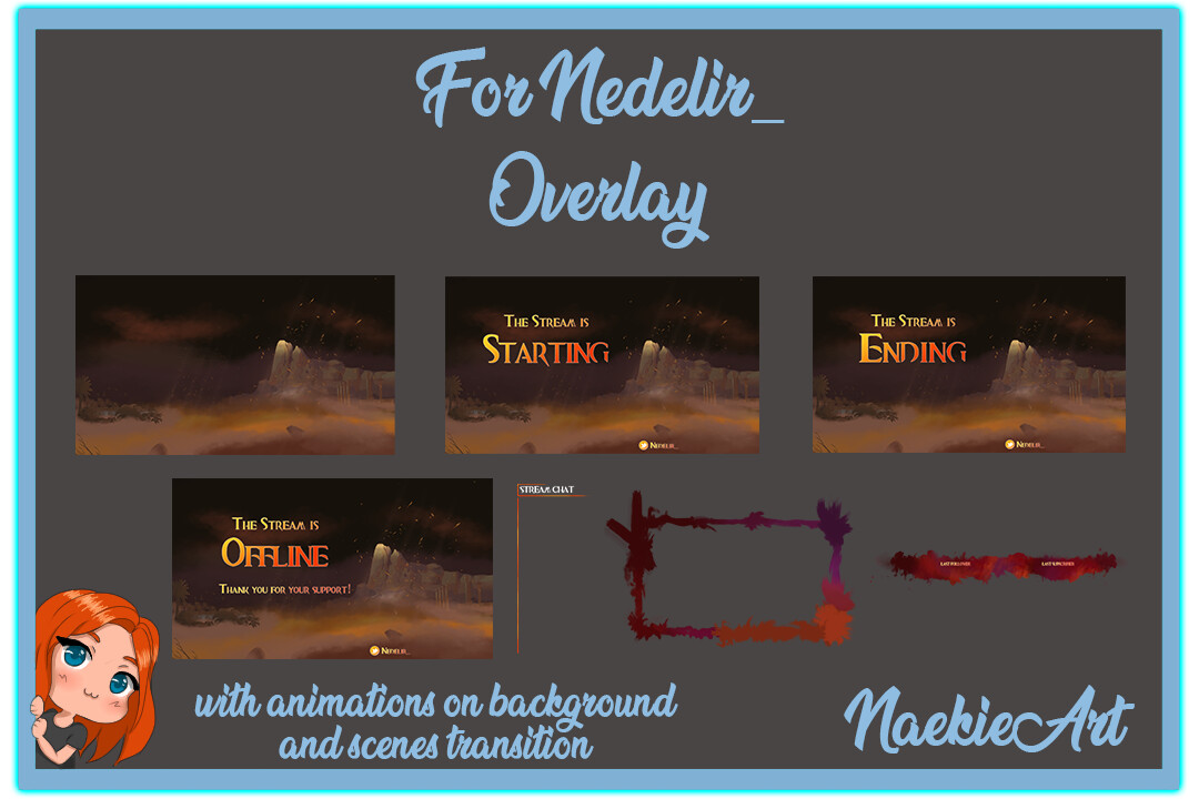 ArtStation - Overlay for Nedelir_, theme Guild Wars 2