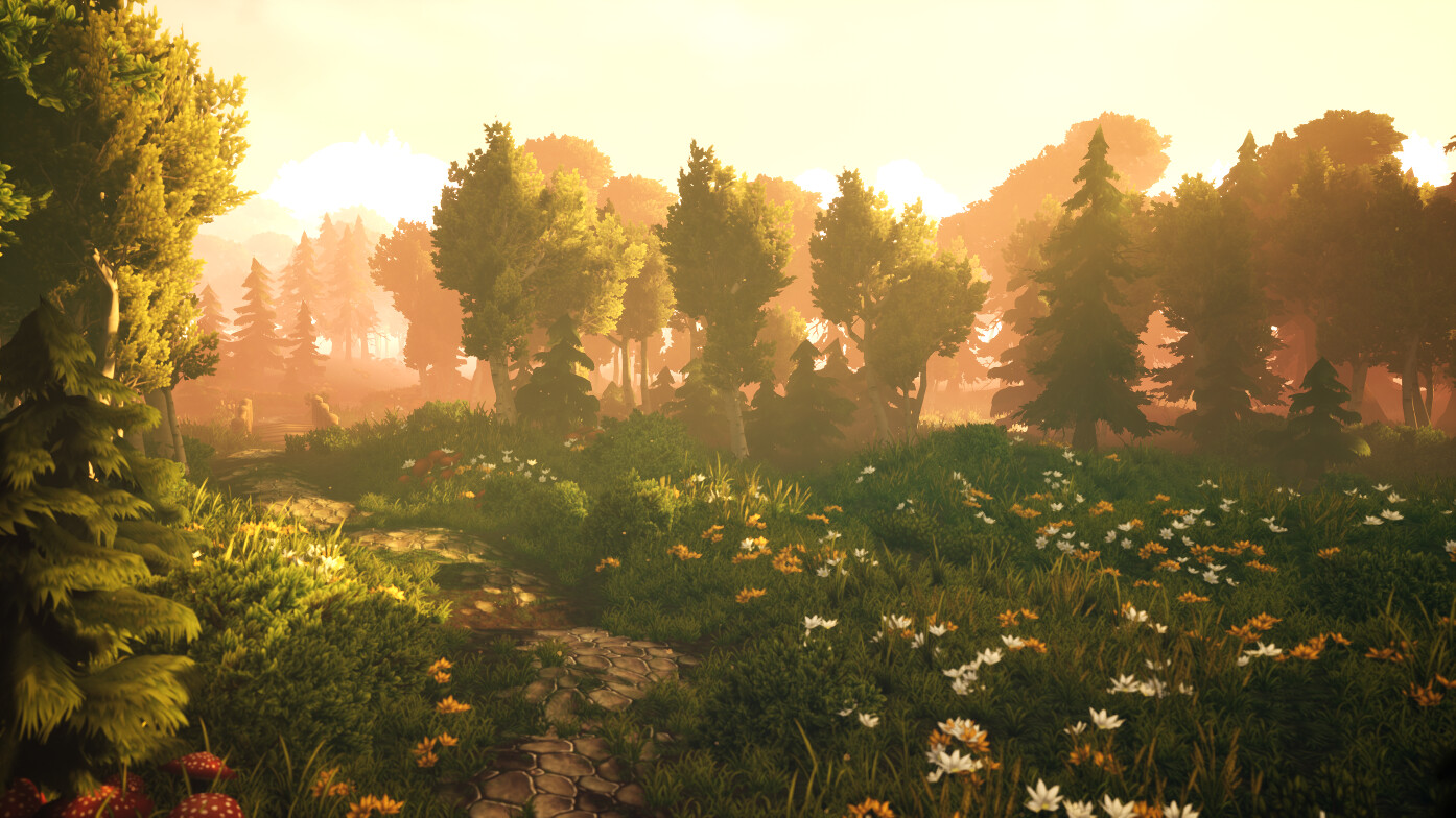 Sparky LEE - Fantasy Forest Environment : Relighting