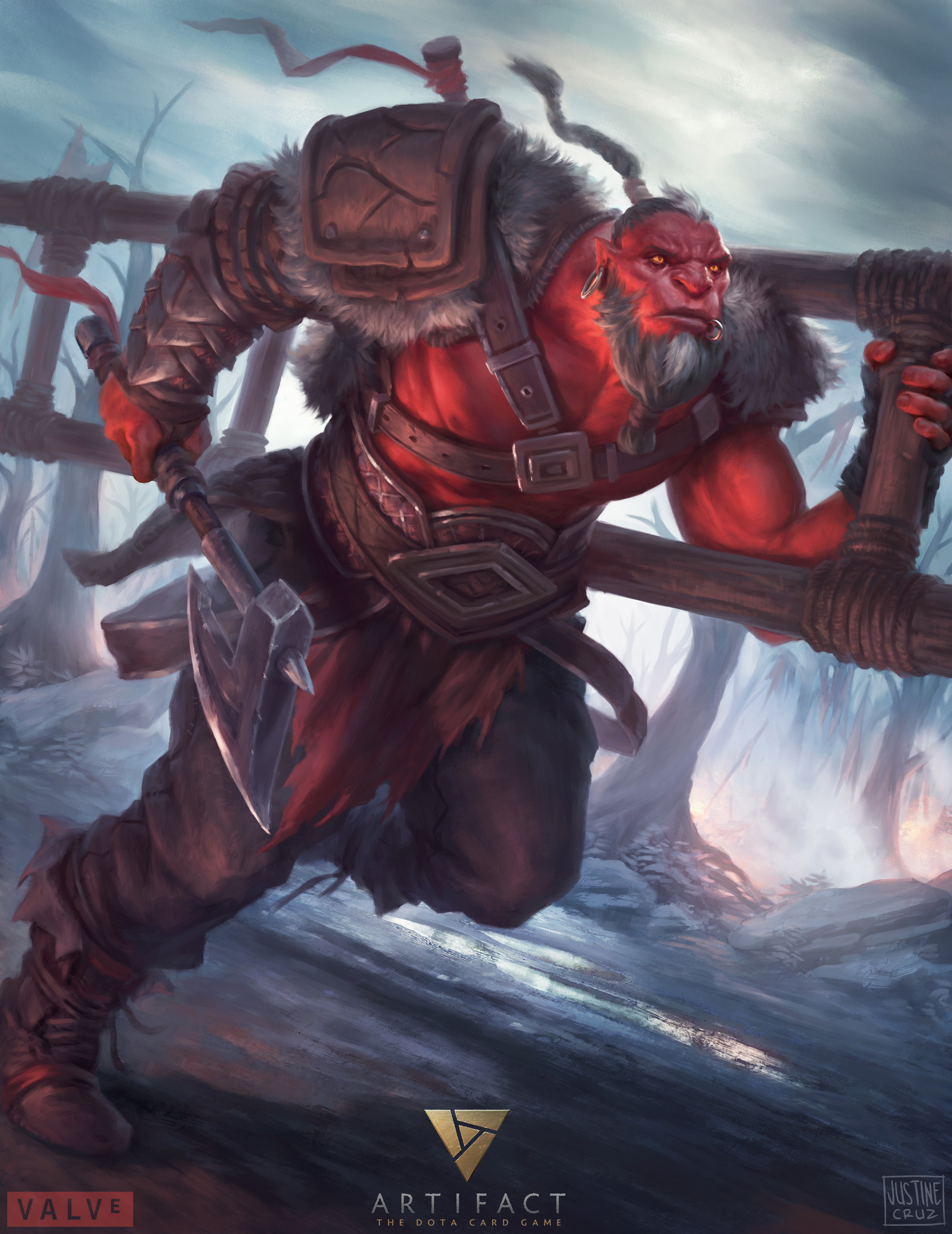 Arak, Champion of Ilneval by Matheus Graef : ImaginaryOrcs