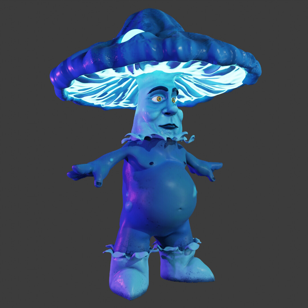 ArtStation - Bibop the mushroom